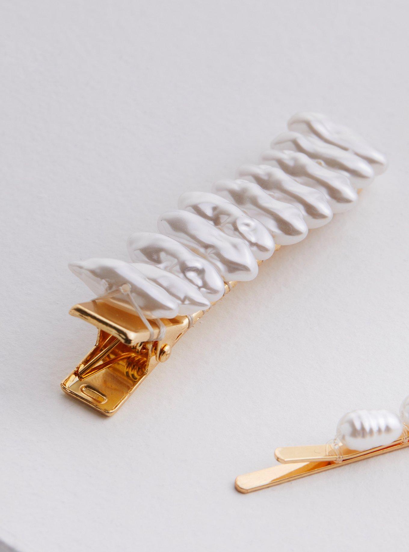 Plus Size - Pearl Barrette Set - Torrid