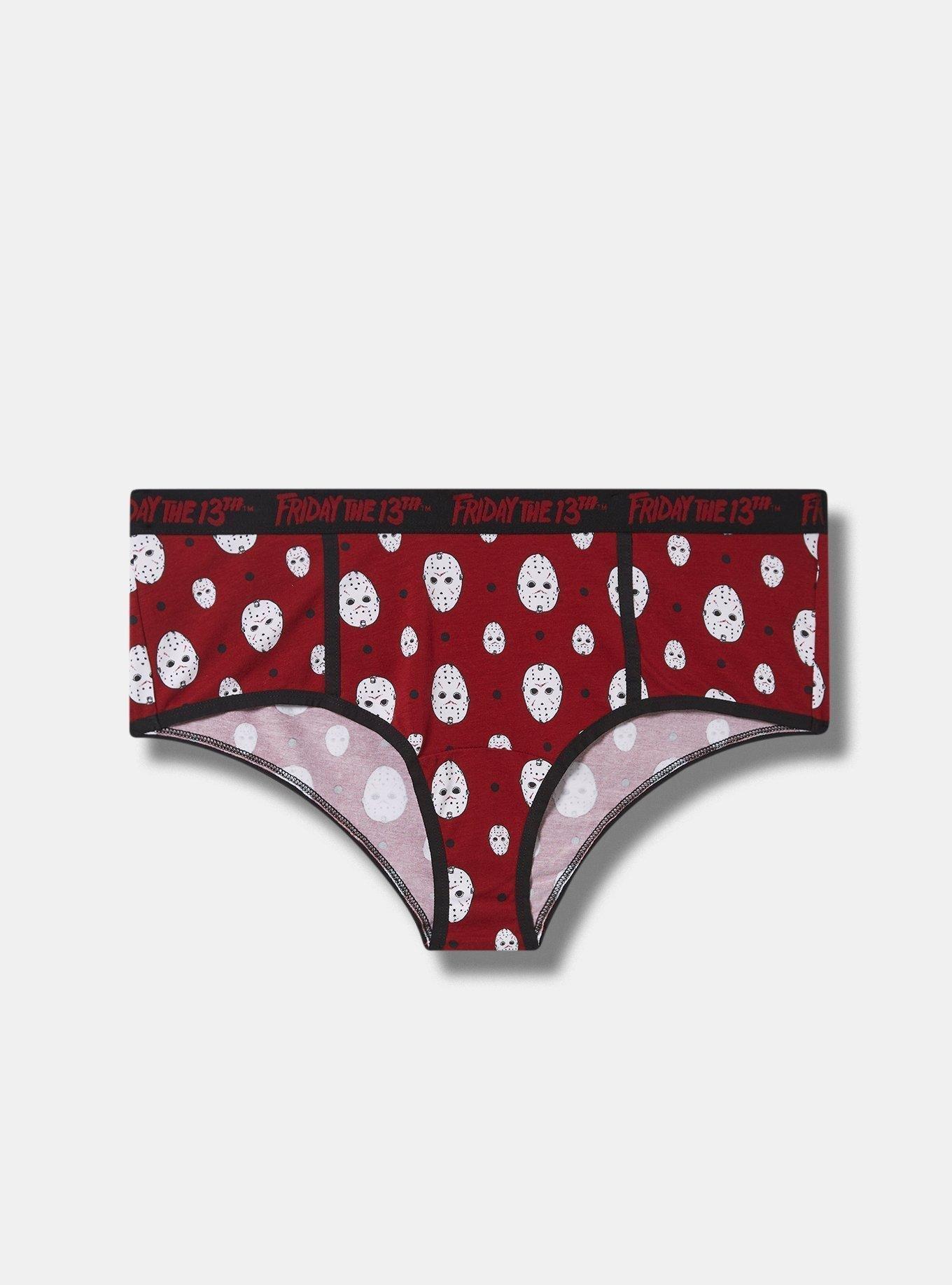 Plus Size - Friday The 13th Cheeky Mid Rise Cotton Panty - Torrid
