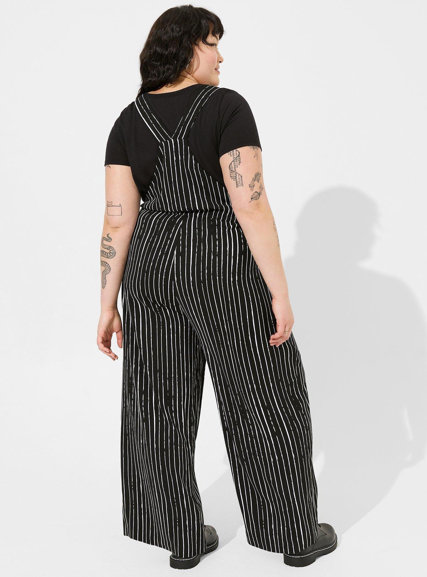 Plus Size - Disney Nightmare Before Christmas Jack Twill Tie Front ...