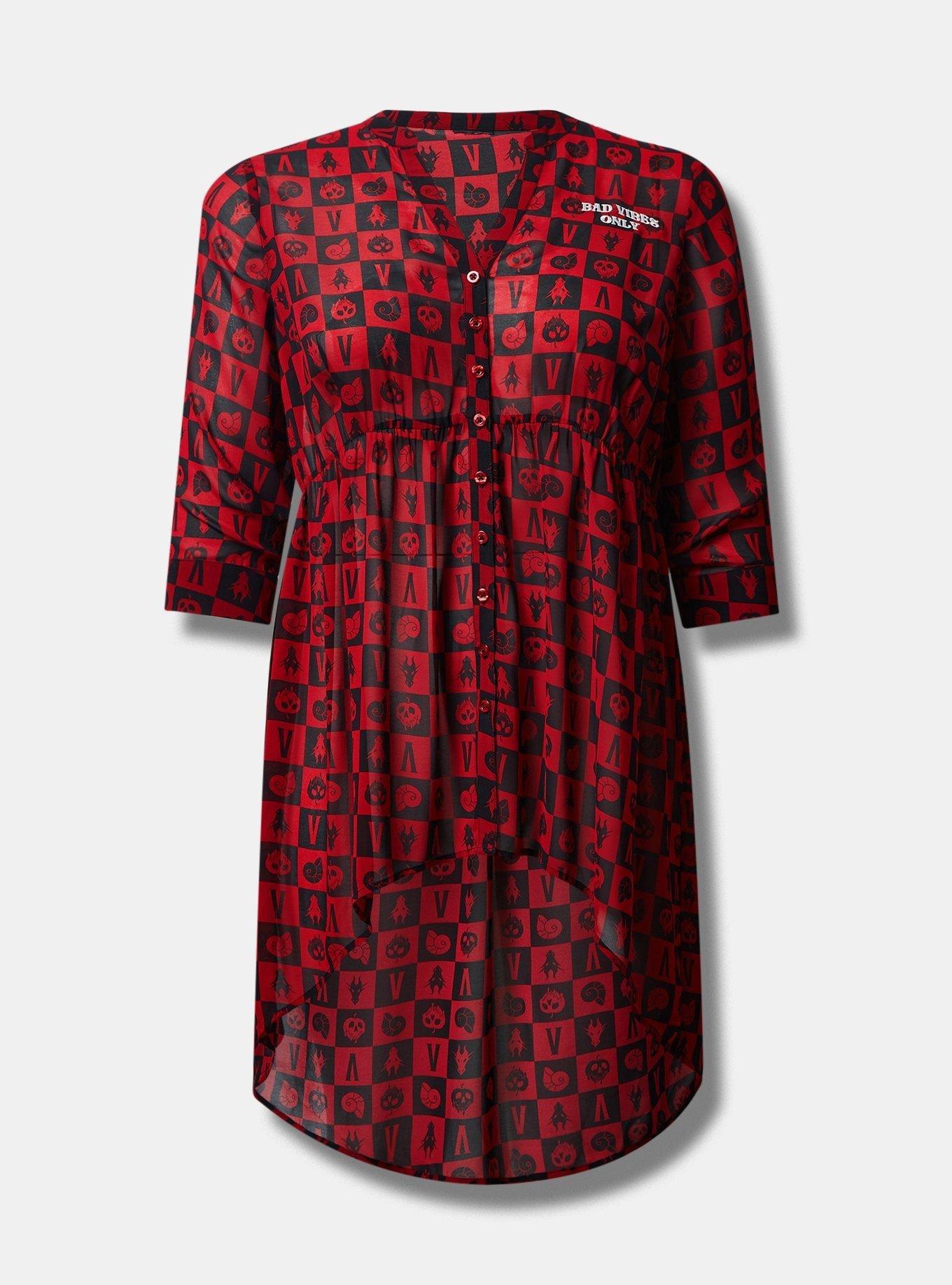 Plus Size - Disney Villains Lexie Hi Low Babydoll Blouse - Torrid