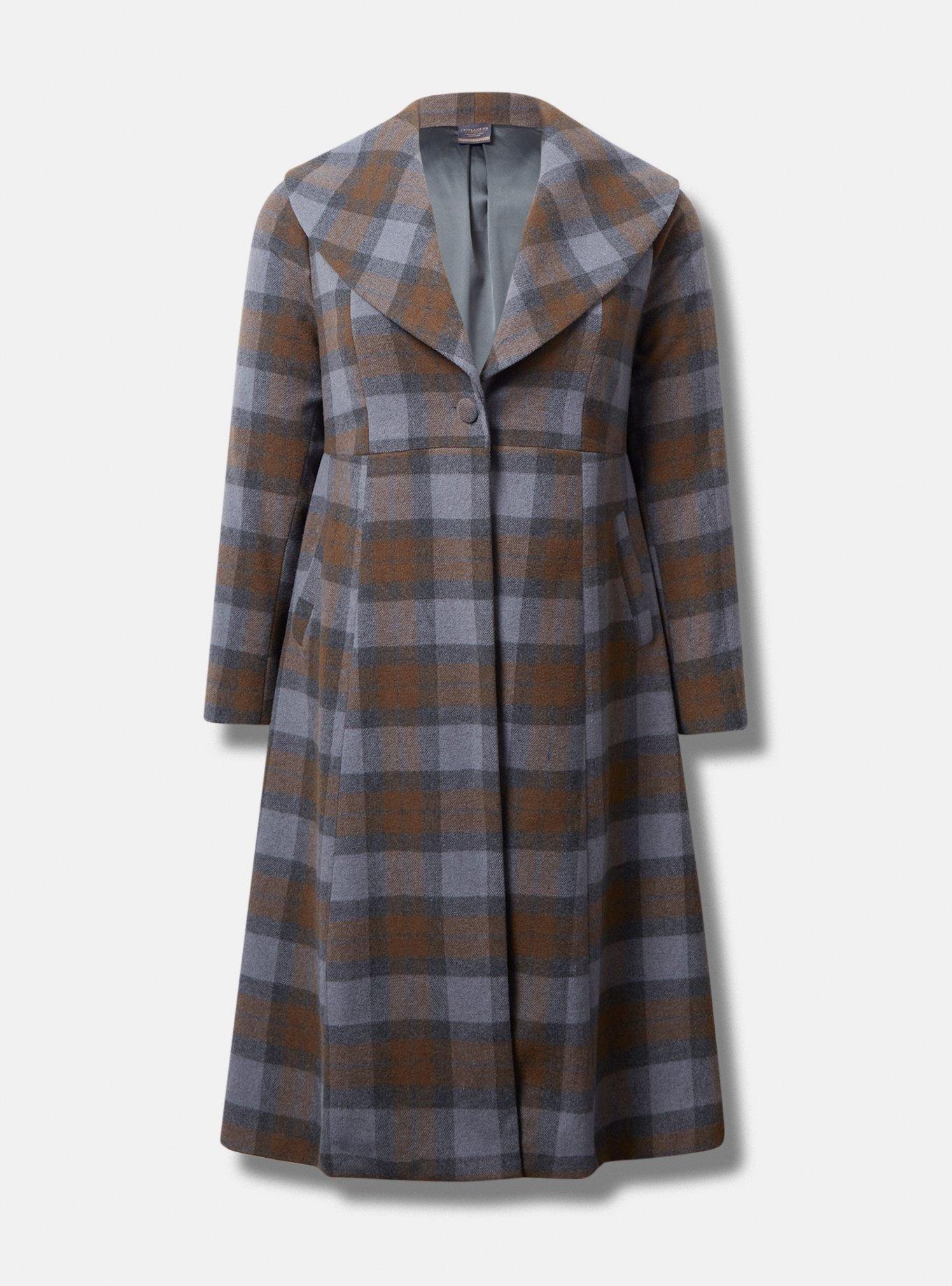 Plus Size - Outlander Mackenzie Tartan Plaid Wool-Blend Fit & Flare ...