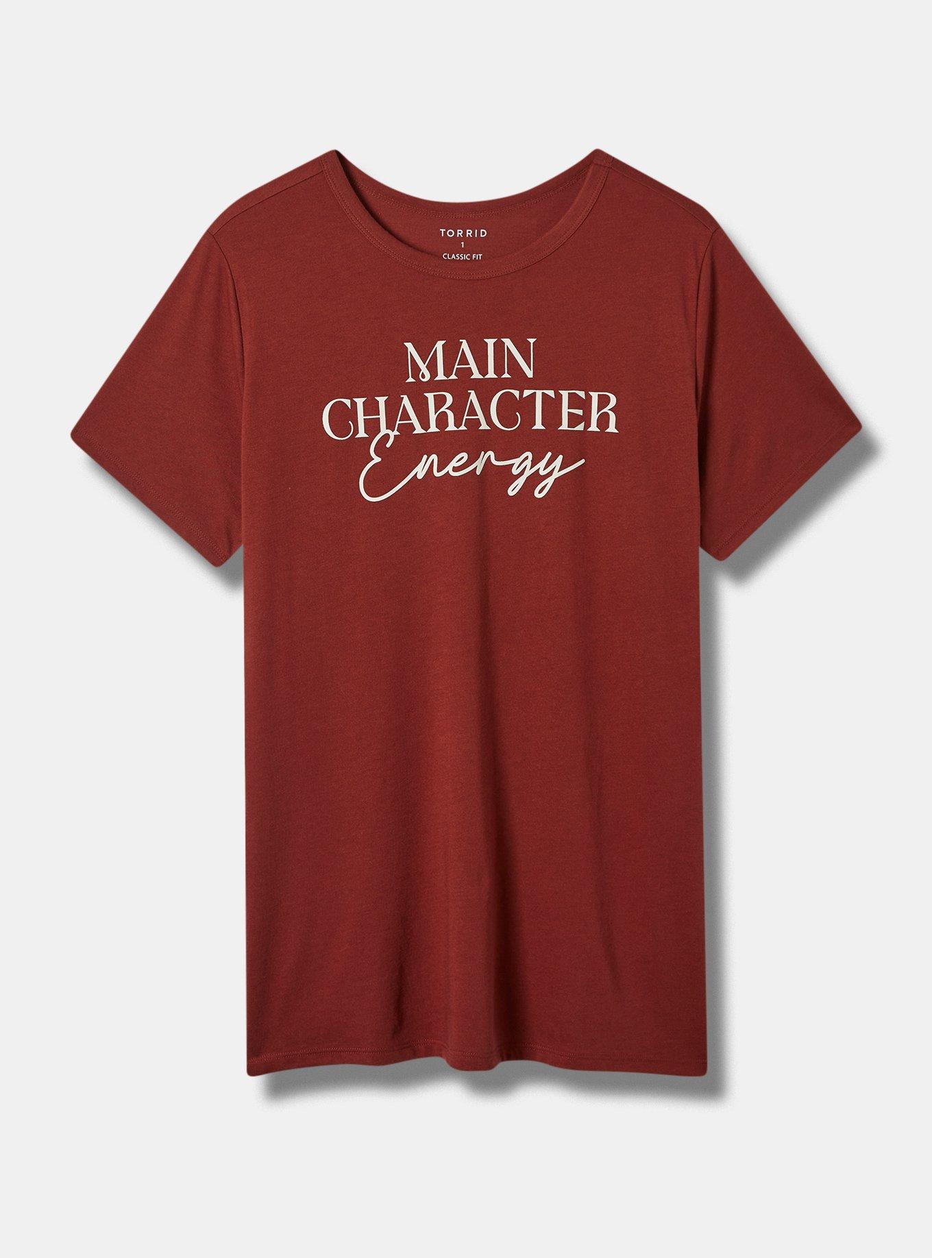 Plus Size - Main Character Everyday Signature Jersey Crew Neck Tee - Torrid