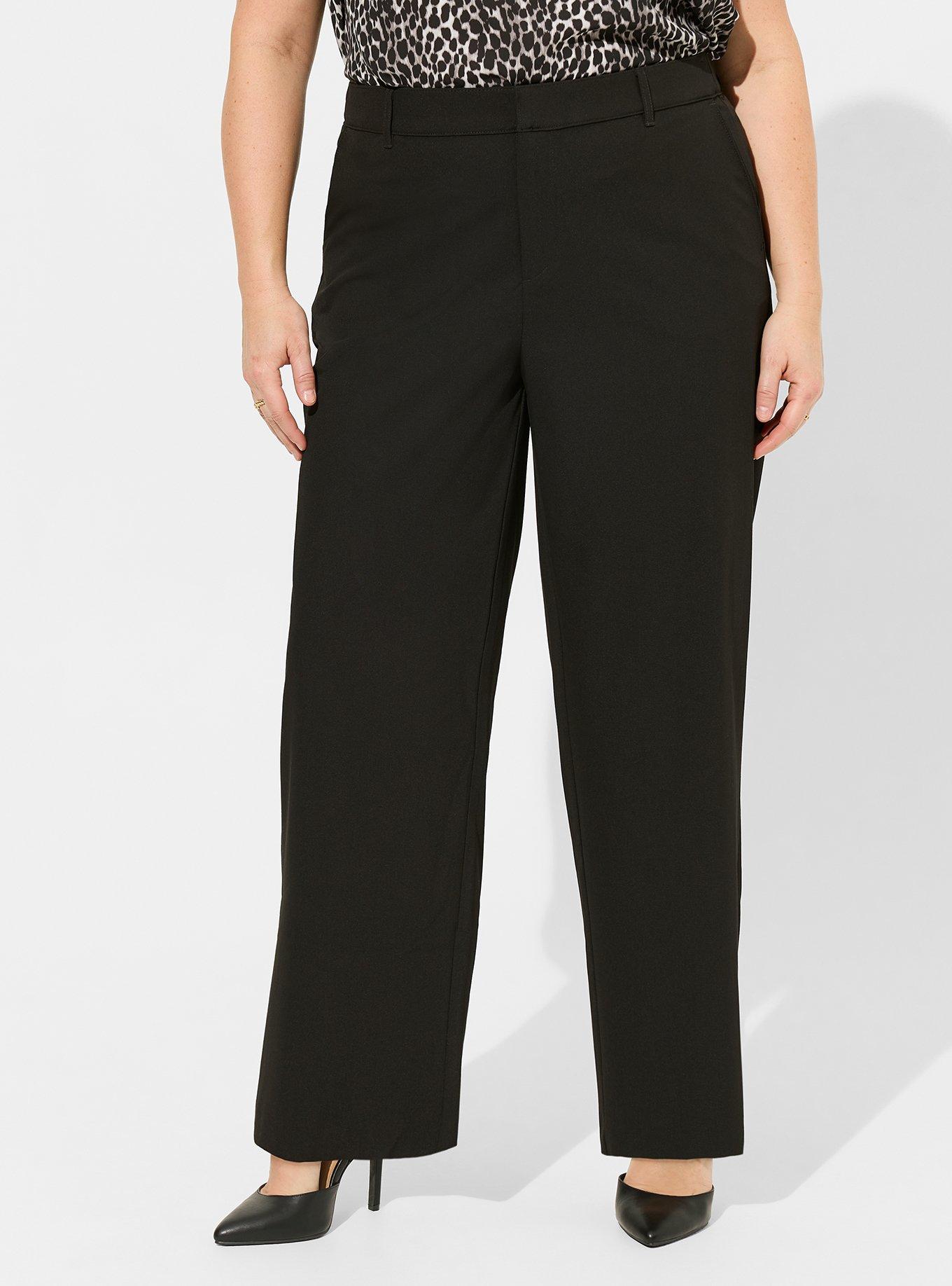 Plus Size - Wide Leg City Twill High Rise Pant - Torrid