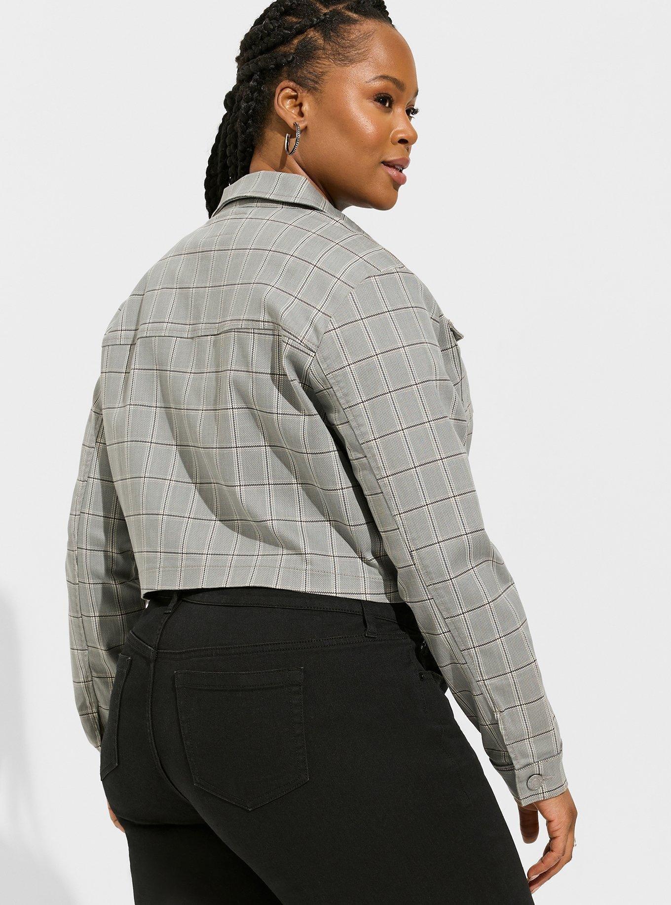 Plus Size - Super Soft Denim Zip Front Jacket - Torrid