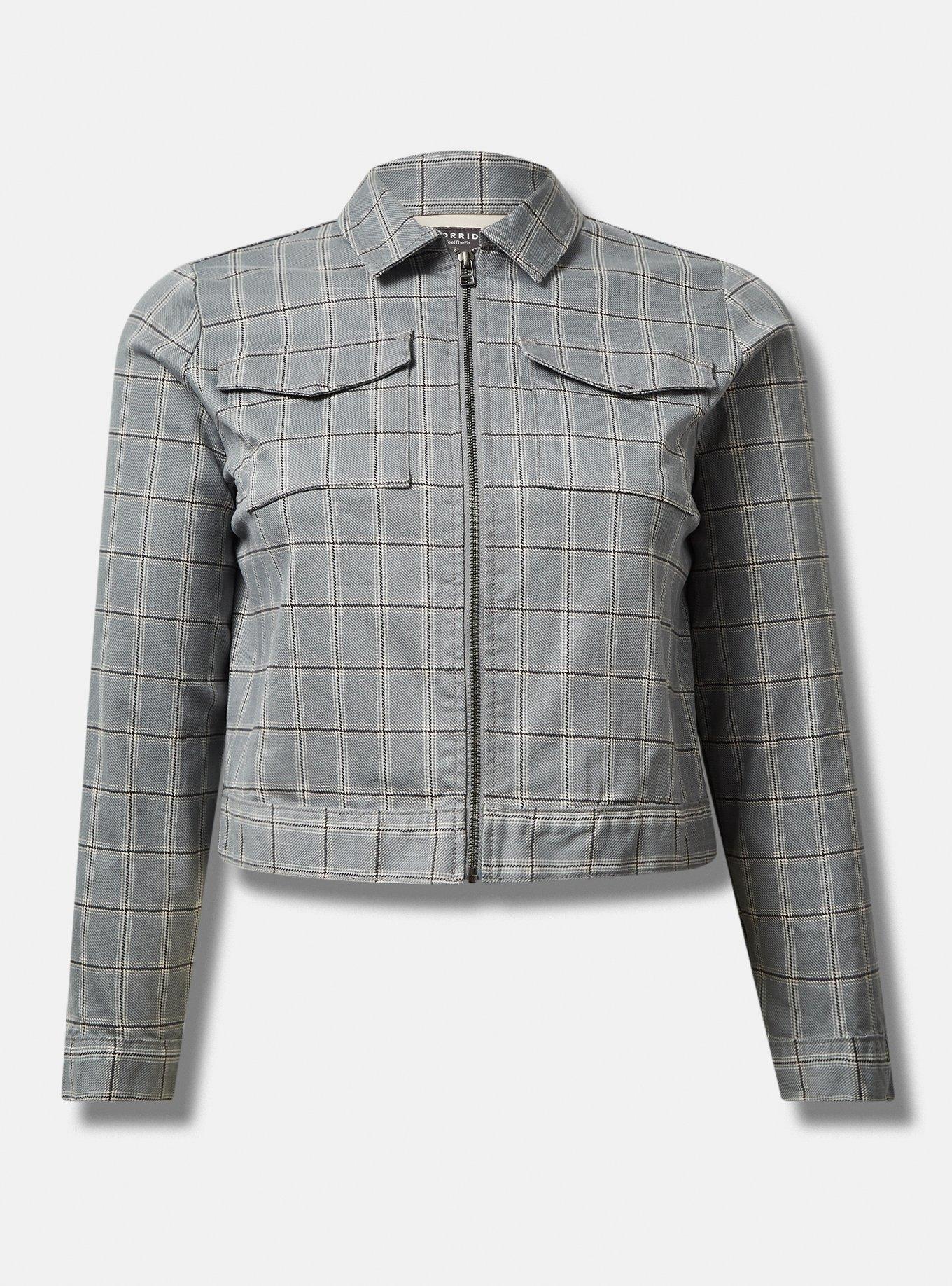 Plus Size - Super Soft Denim Zip Front Jacket - Torrid