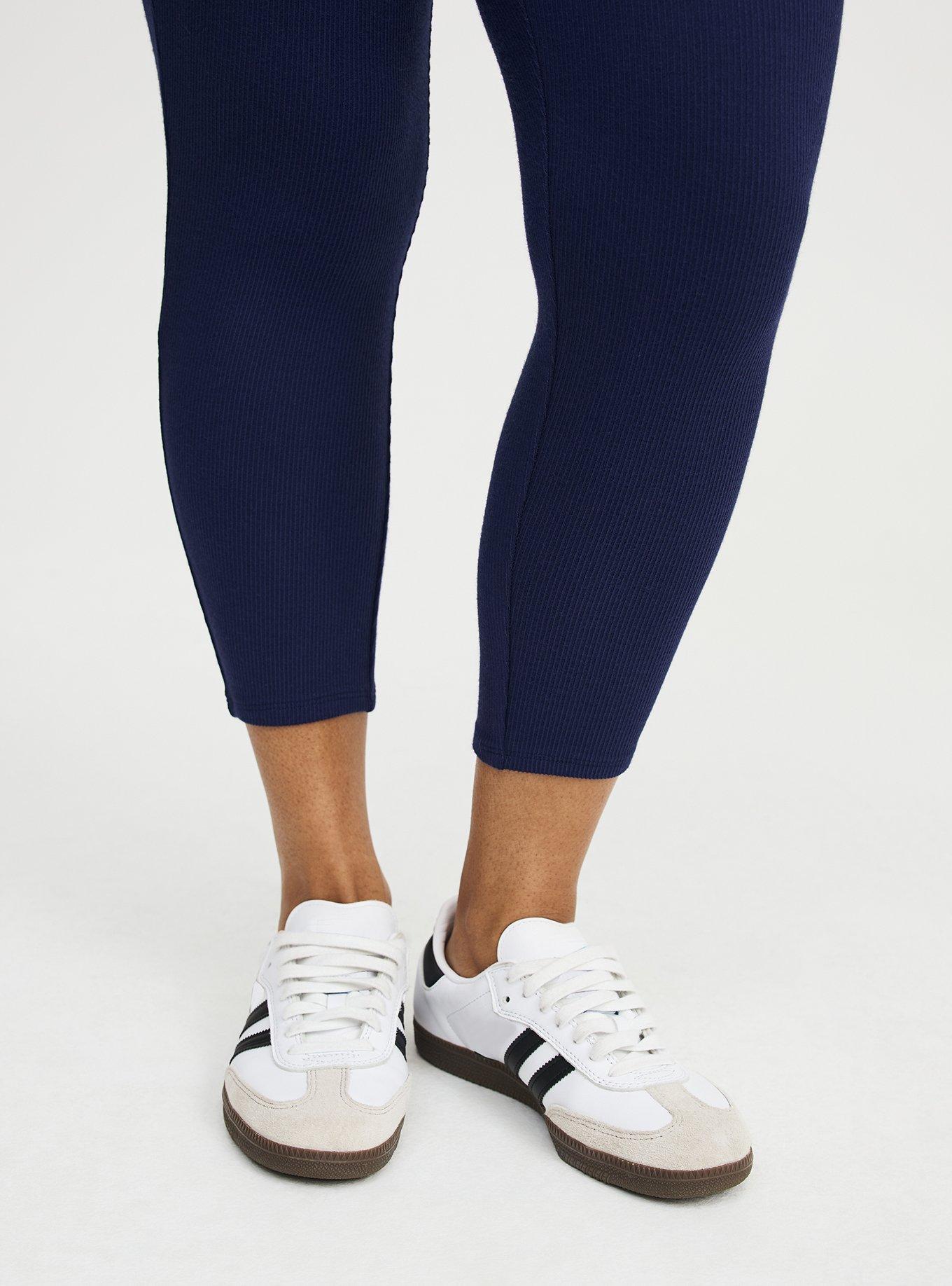 Plus Size - Crop Ribbed Pocket Legging - Torrid