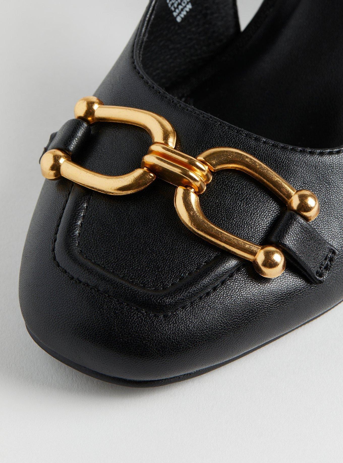 Plus Size - Slingback Block Heel with Hardware (WW) - Torrid