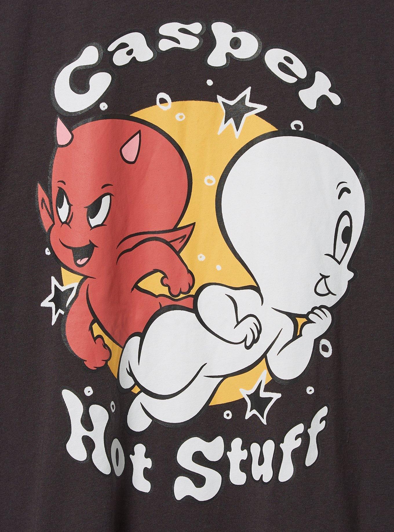 Plus Size - Casper And Hot Stuff Classic Fit Cotton Side Split Tee - Torrid