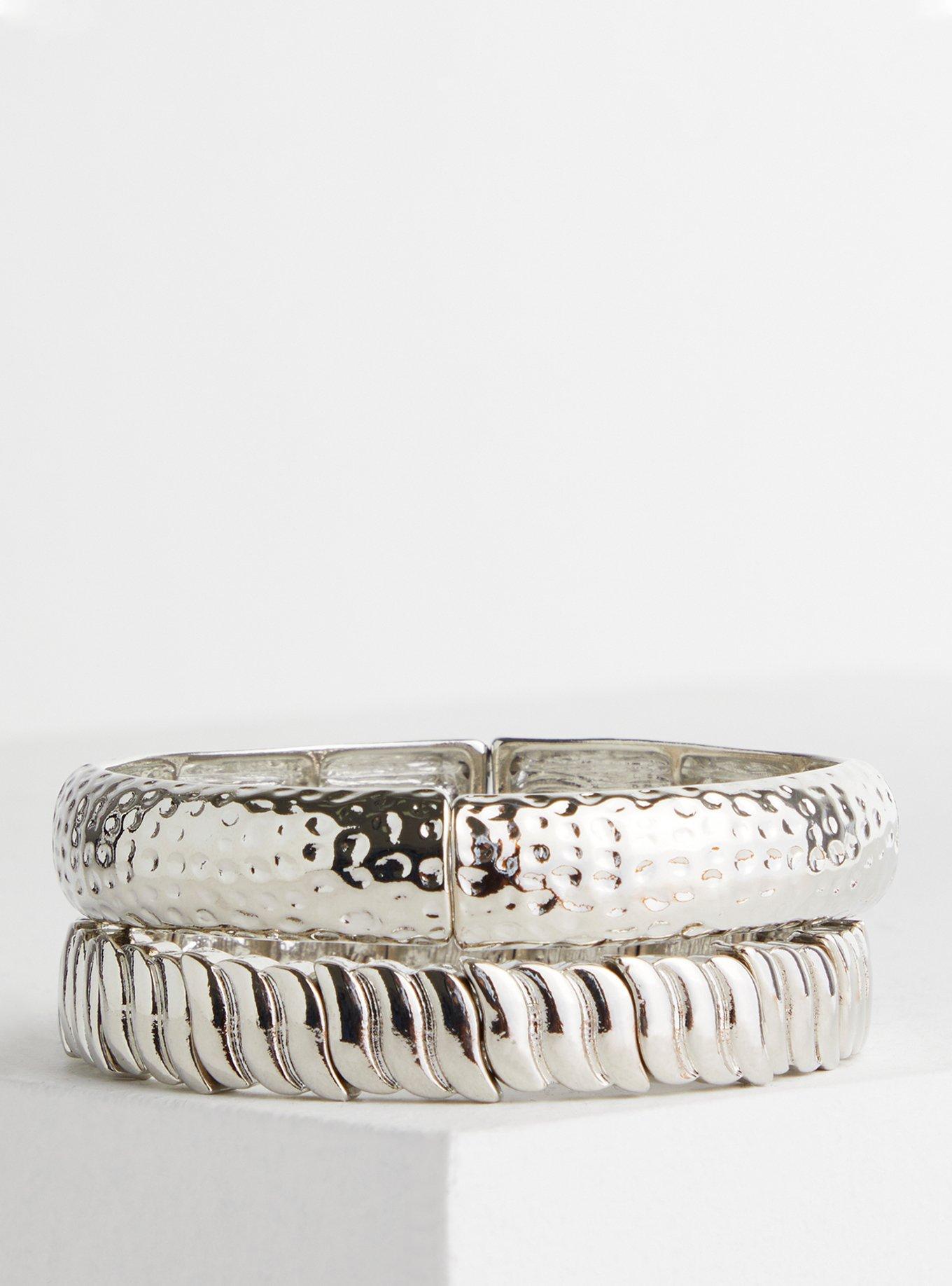 Plus Size - Textured Stretch Bracelet Set - Torrid