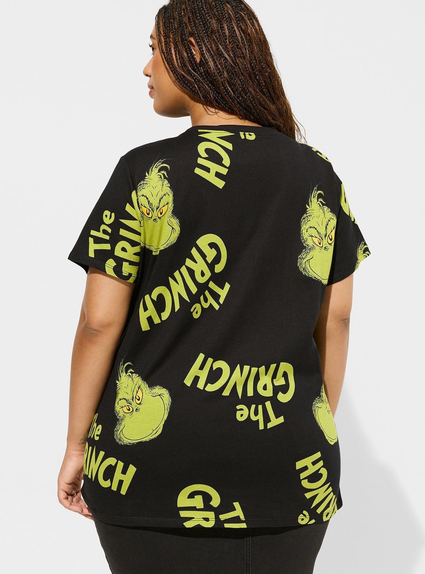 Plus Size - The Grinch Classic Fit Cotton Crew Neck Tee - Torrid