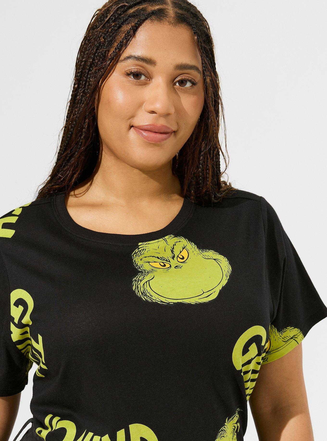 Plus Size - The Grinch Classic Fit Cotton Crew Neck Tee - Torrid