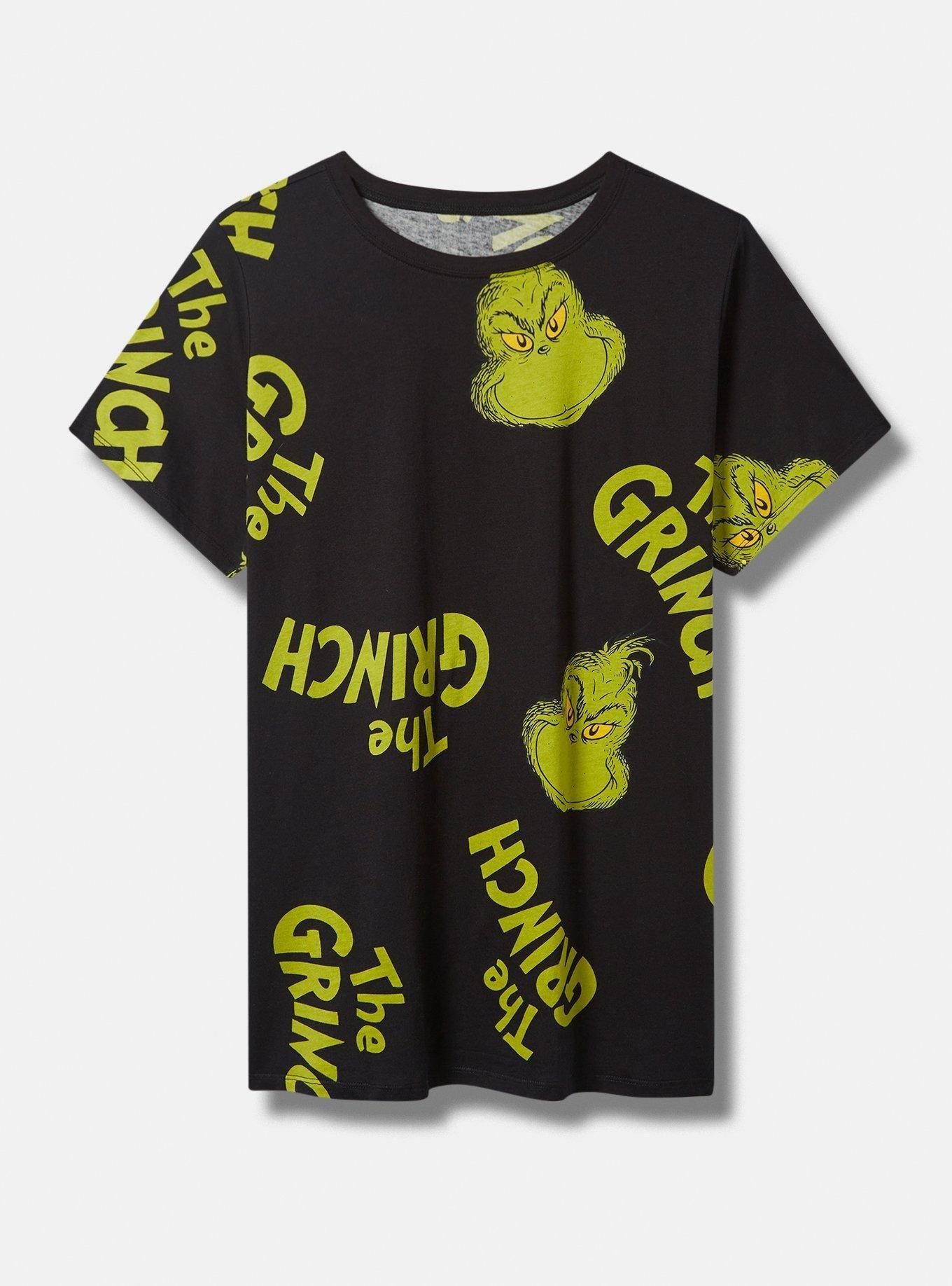 Plus Size - The Grinch Classic Fit Cotton Crew Neck Tee - Torrid
