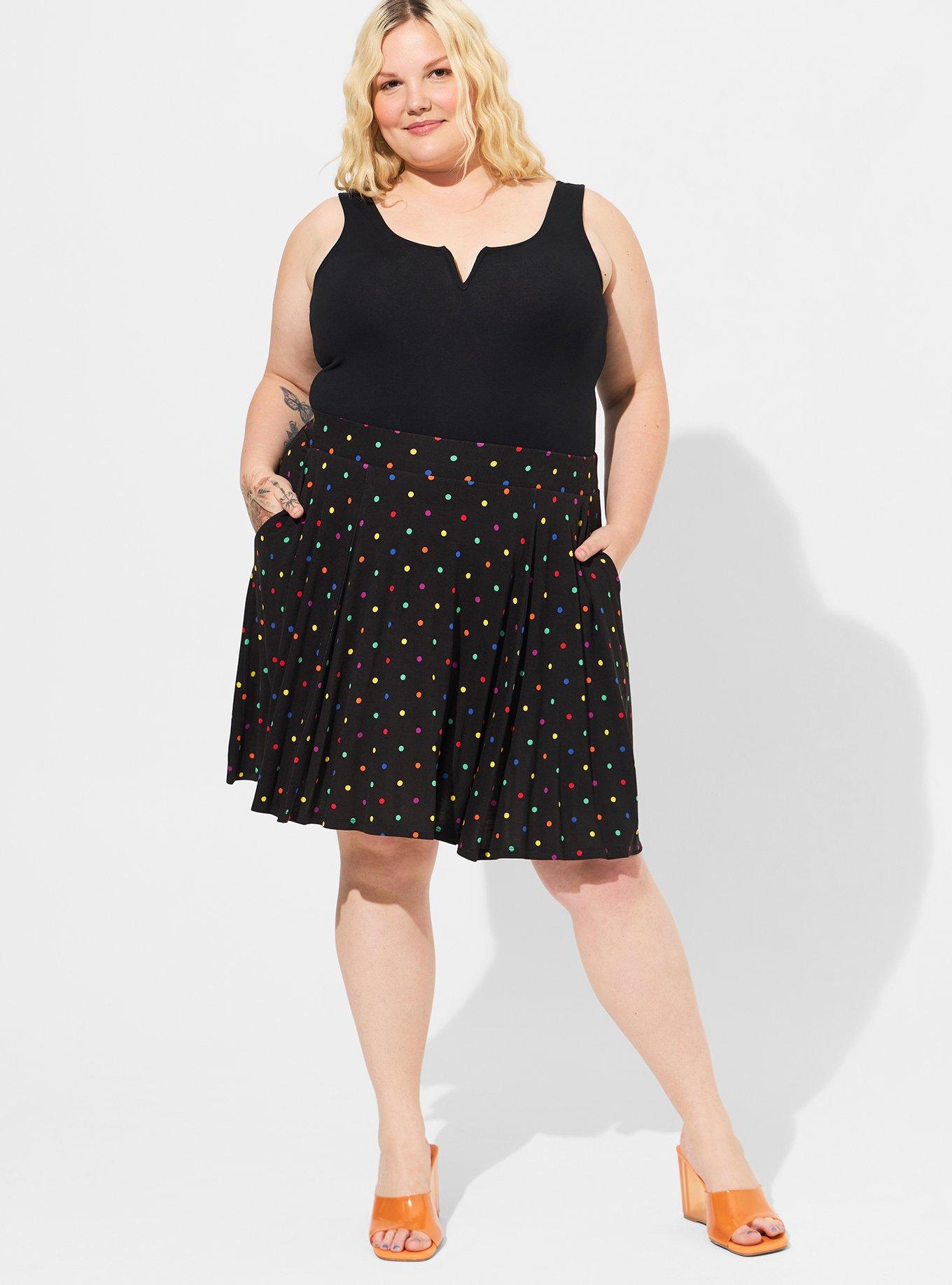 Plus Size - Pride Midi Super Soft Skater Skirt - Torrid
