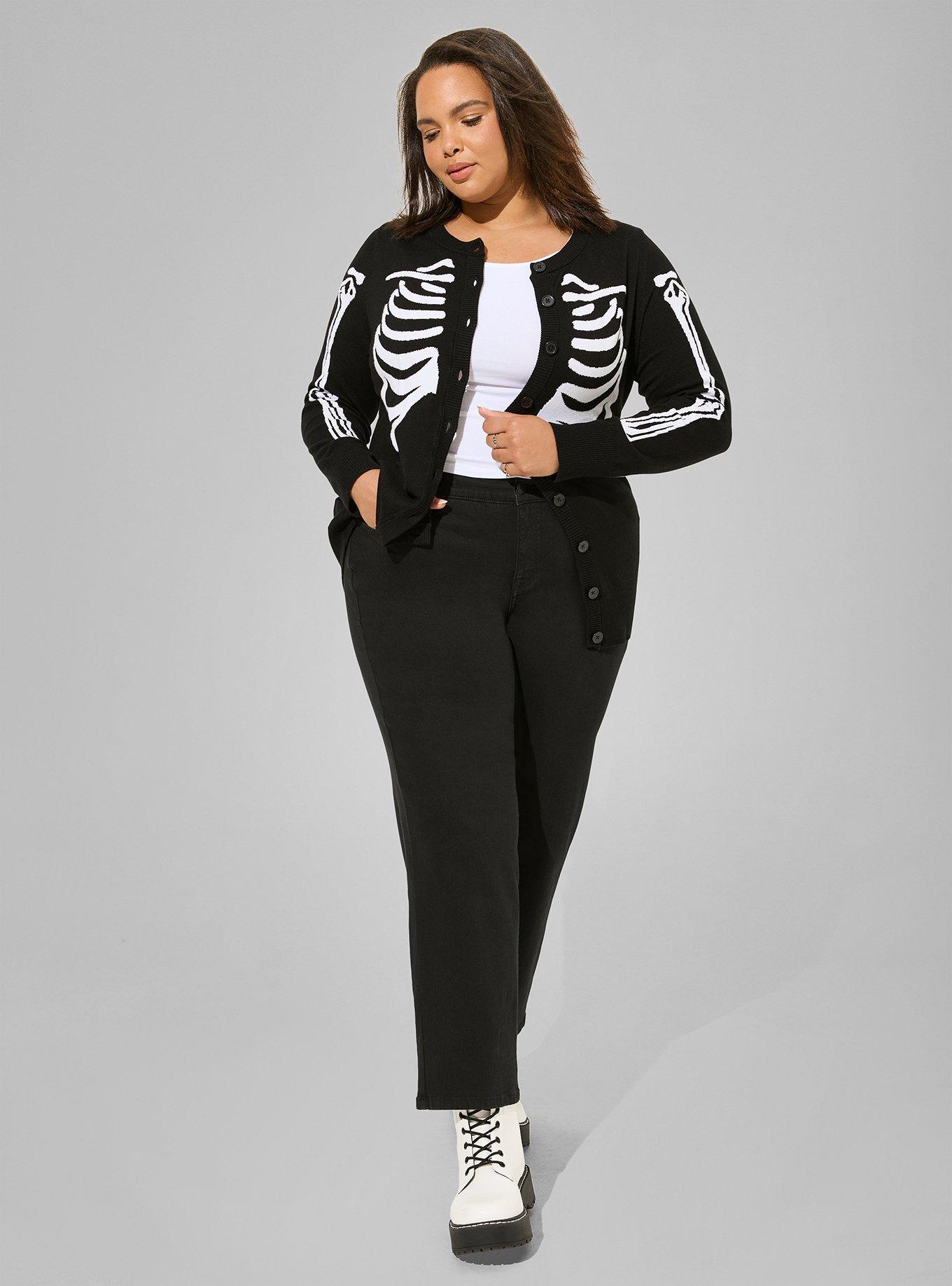 offers shop Torrid Lovesick Plus 4 Black Weave Multi Color Skull Long ...