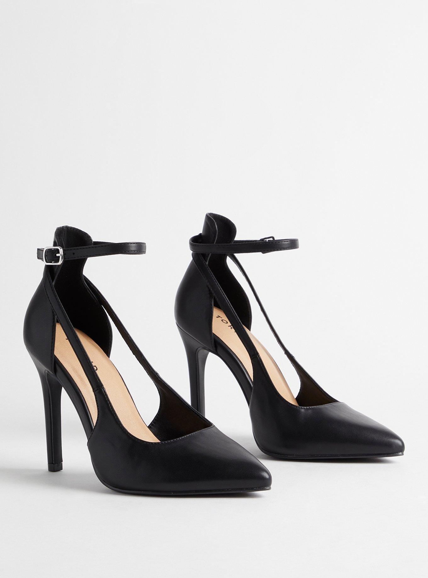 Plus Size - Pointed Toe Ankle Strap Stiletto (WW) - Torrid