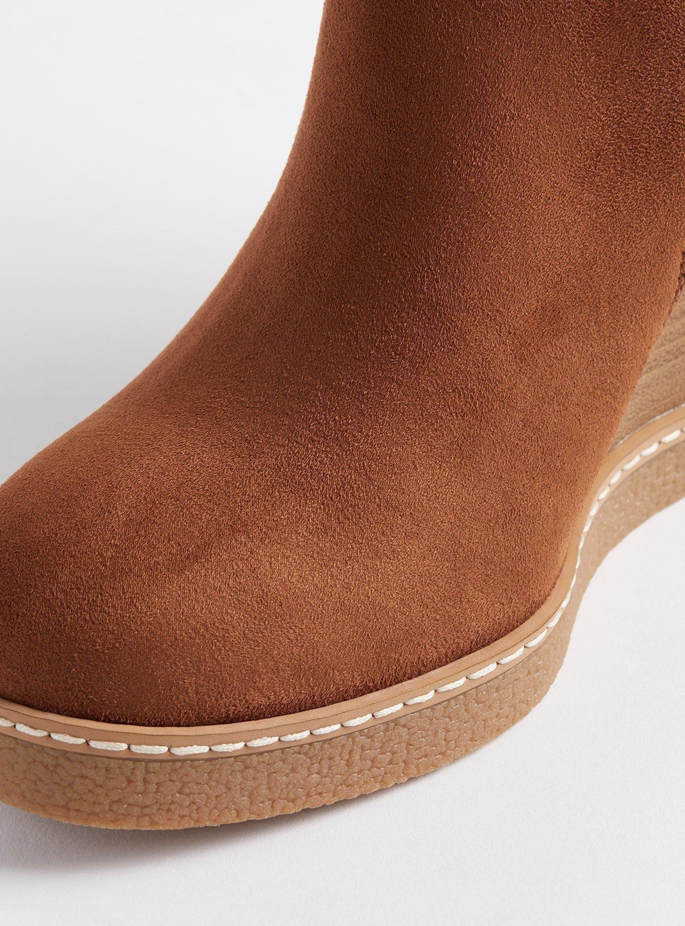 Plus Size - Buckle Wedge Knee Boot (WW) - Torrid