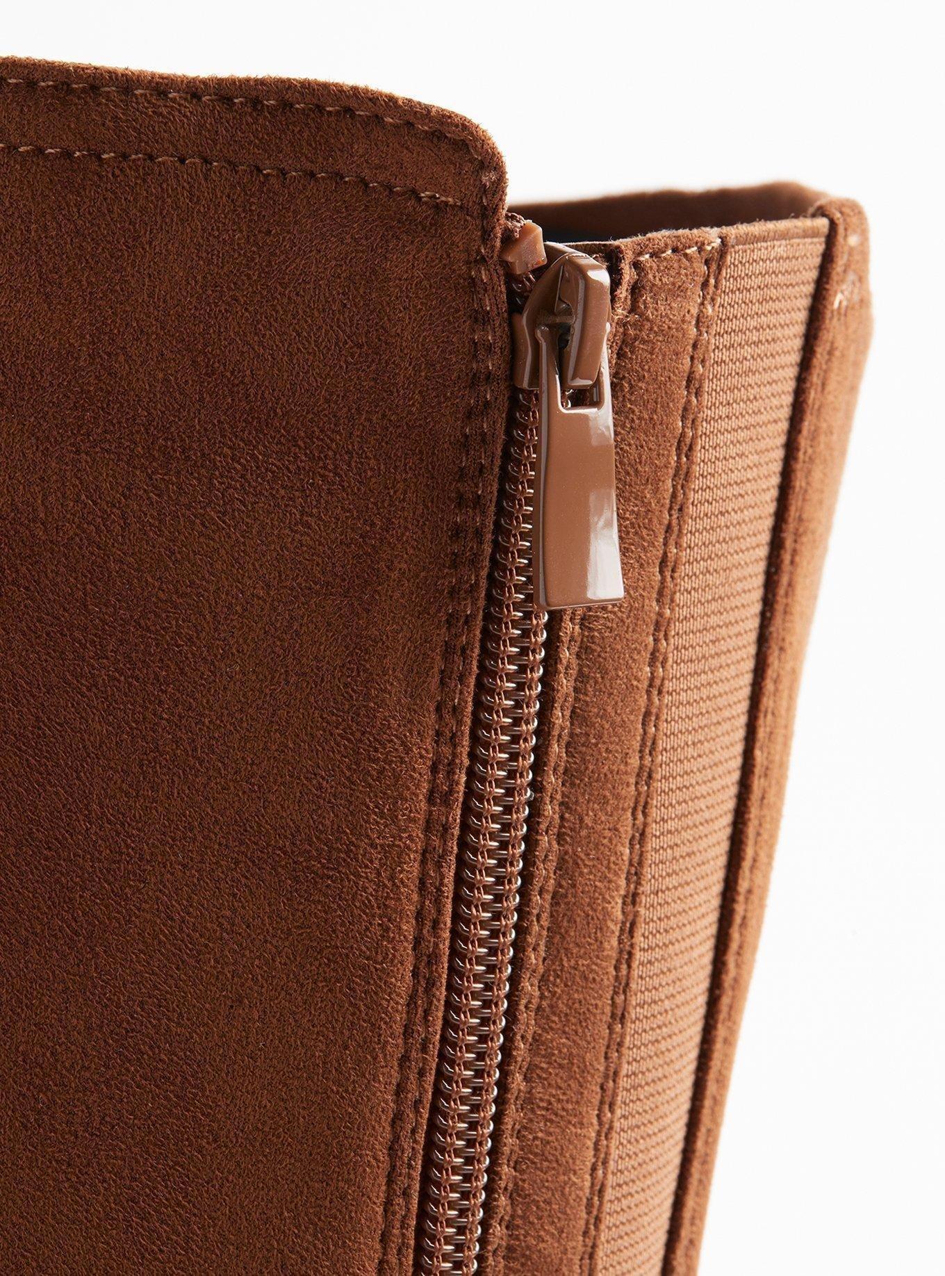 Plus Size - Buckle Wedge Knee Boot (WW) - Torrid