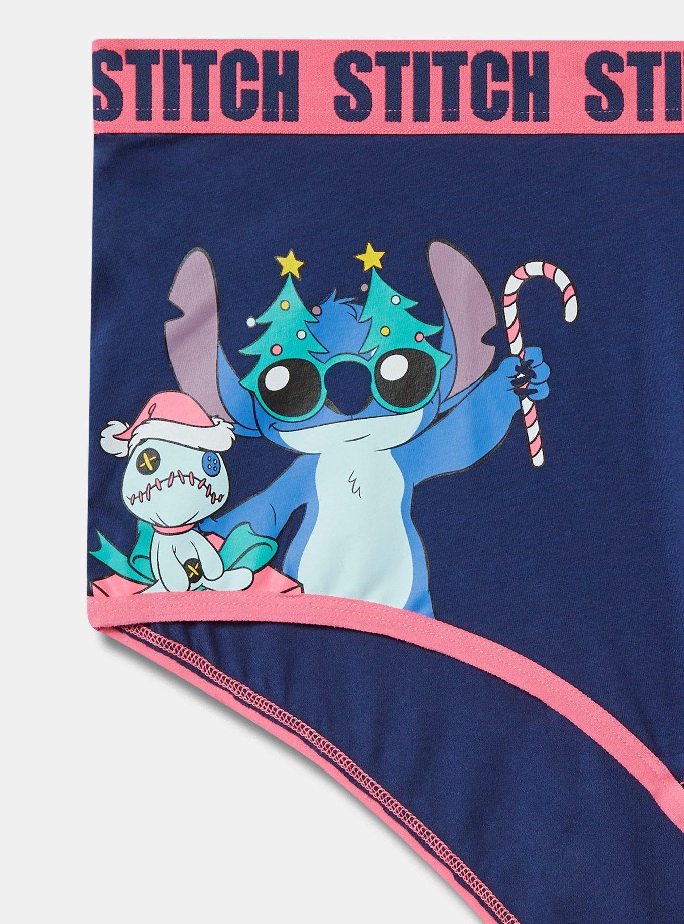 Plus Size - Stitch Christmas Mid Rise Cotton Brief Panty - Torrid