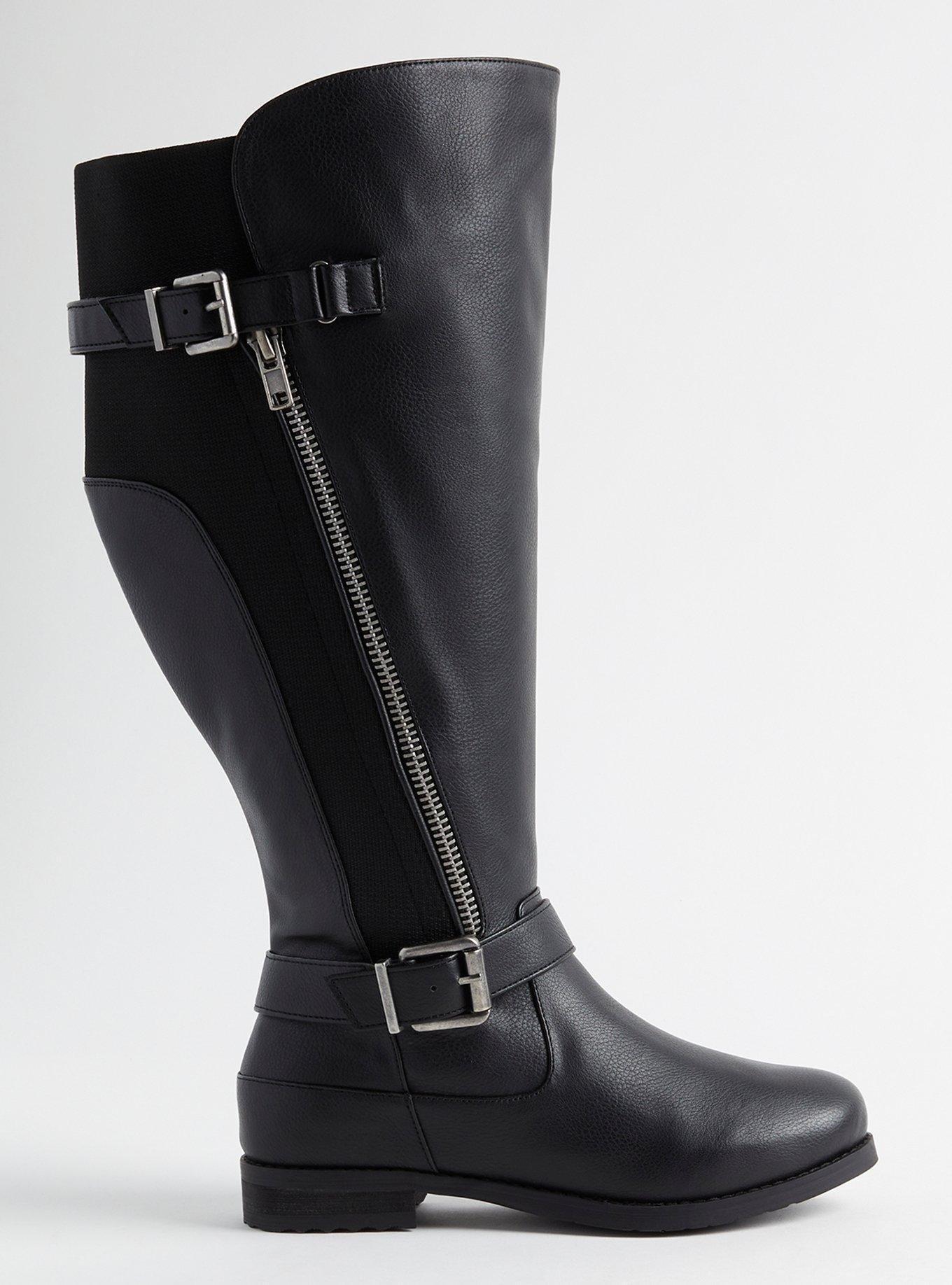 Plus Size - Side Buckle Knee Boot (WW) - Torrid