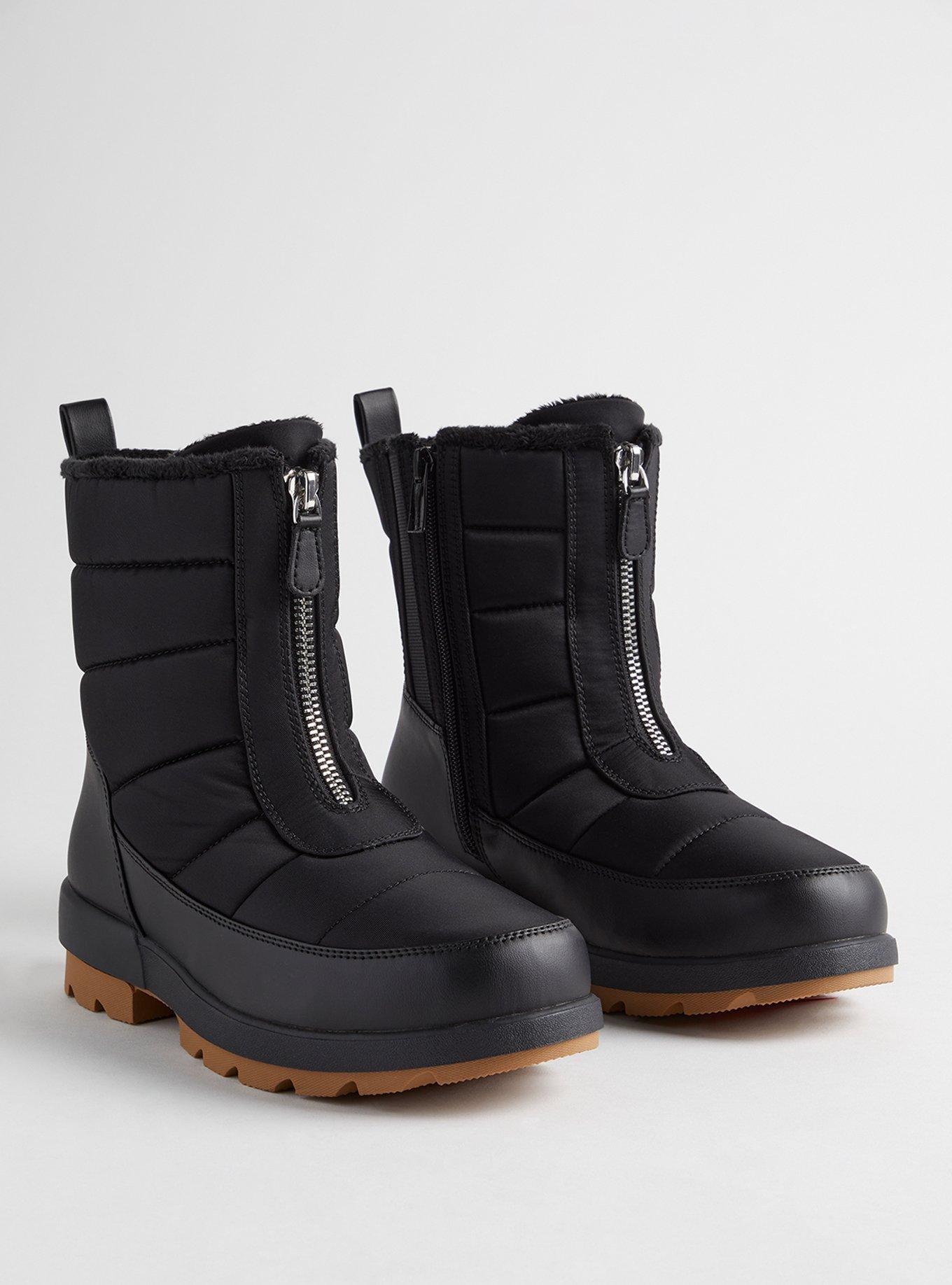 Plus Size - Front Zip Cold Weather Bootie (WW) - Torrid