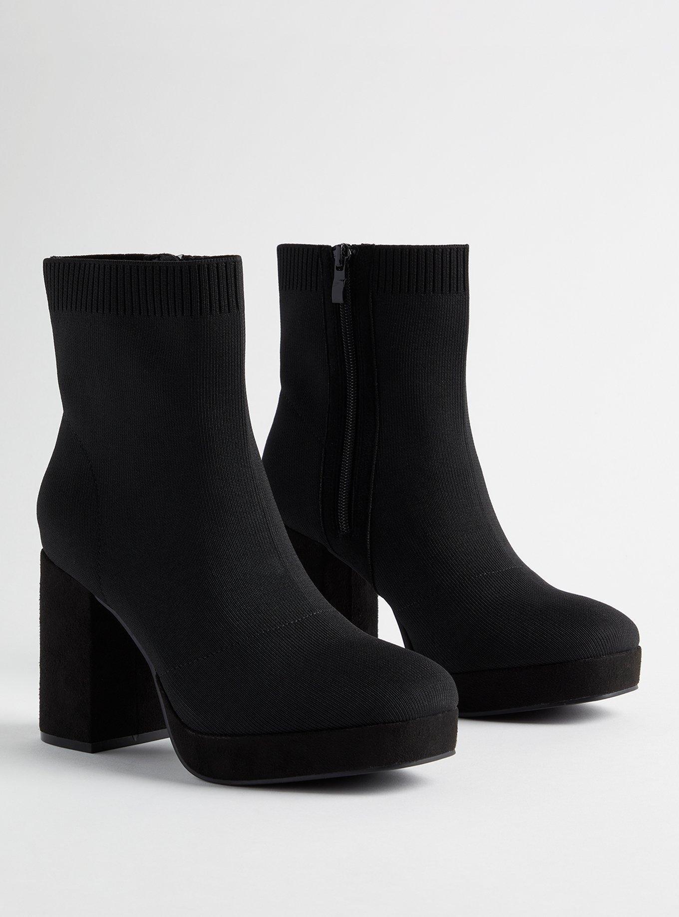 Plus Size - Knit Platform Bootie (WW) - Torrid
