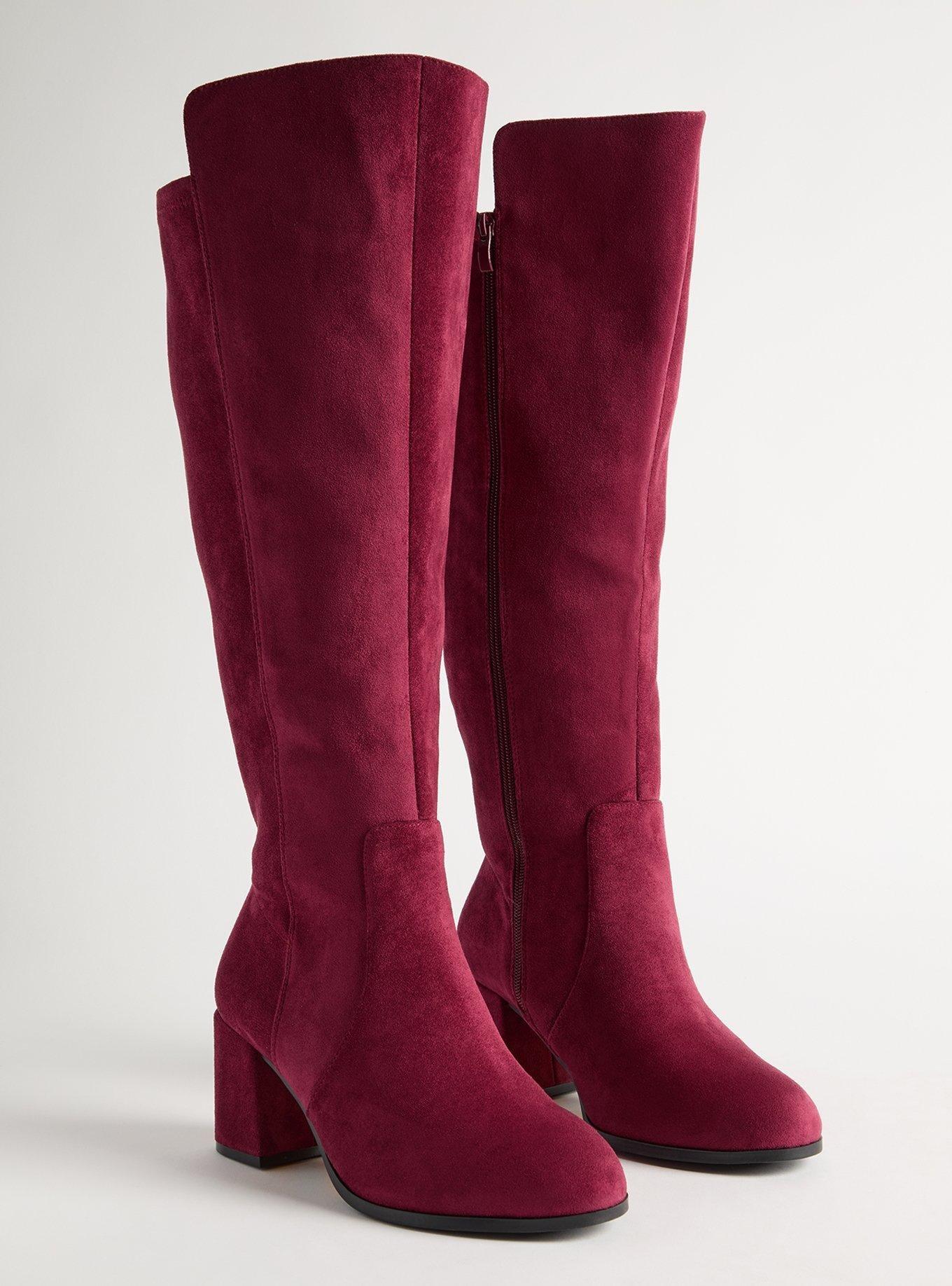 Plus Size - Block Heel Stretch Knee Boot (WW) - Torrid Plus Size - Block Heel Stretch Knee Boot (WW) - Torrid