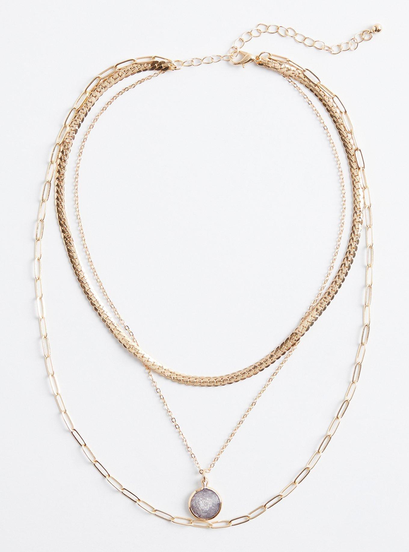 Plus Size - Delicate Layered Necklace - Torrid