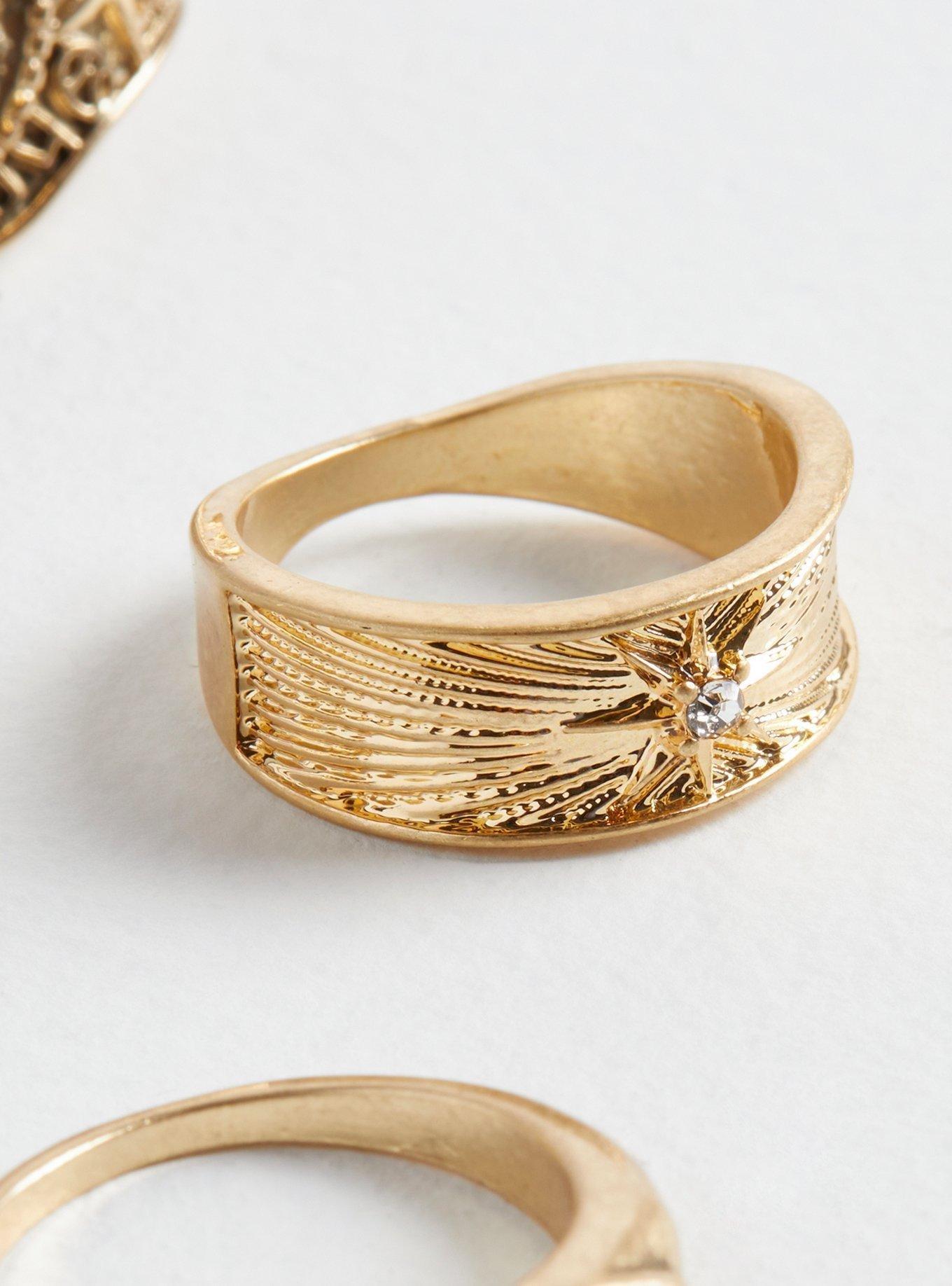 Plus Size - Antiqued Ring Set - Torrid