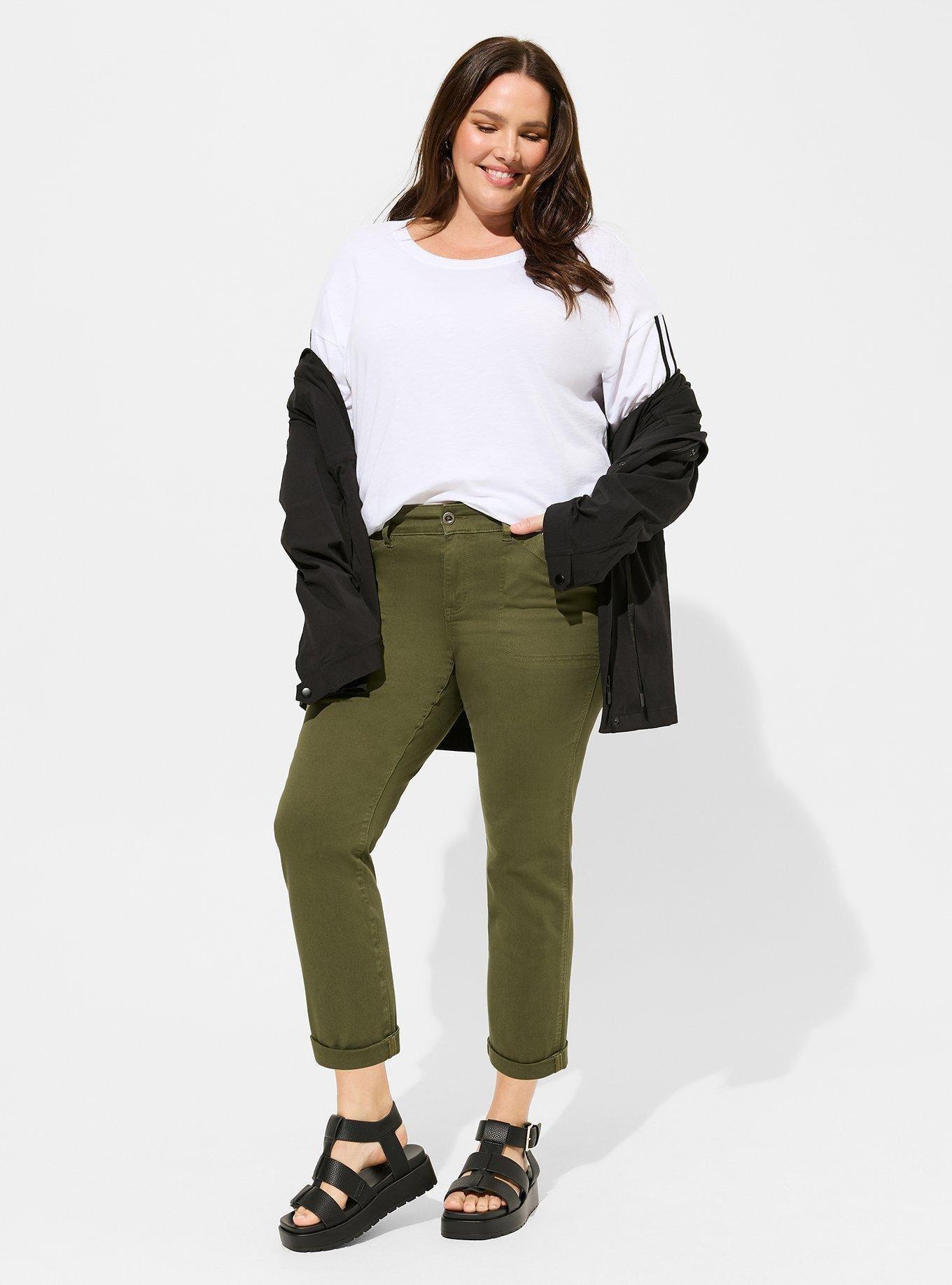 Plus Size - Perfect Relaxed Utility Crop Pant - Torrid