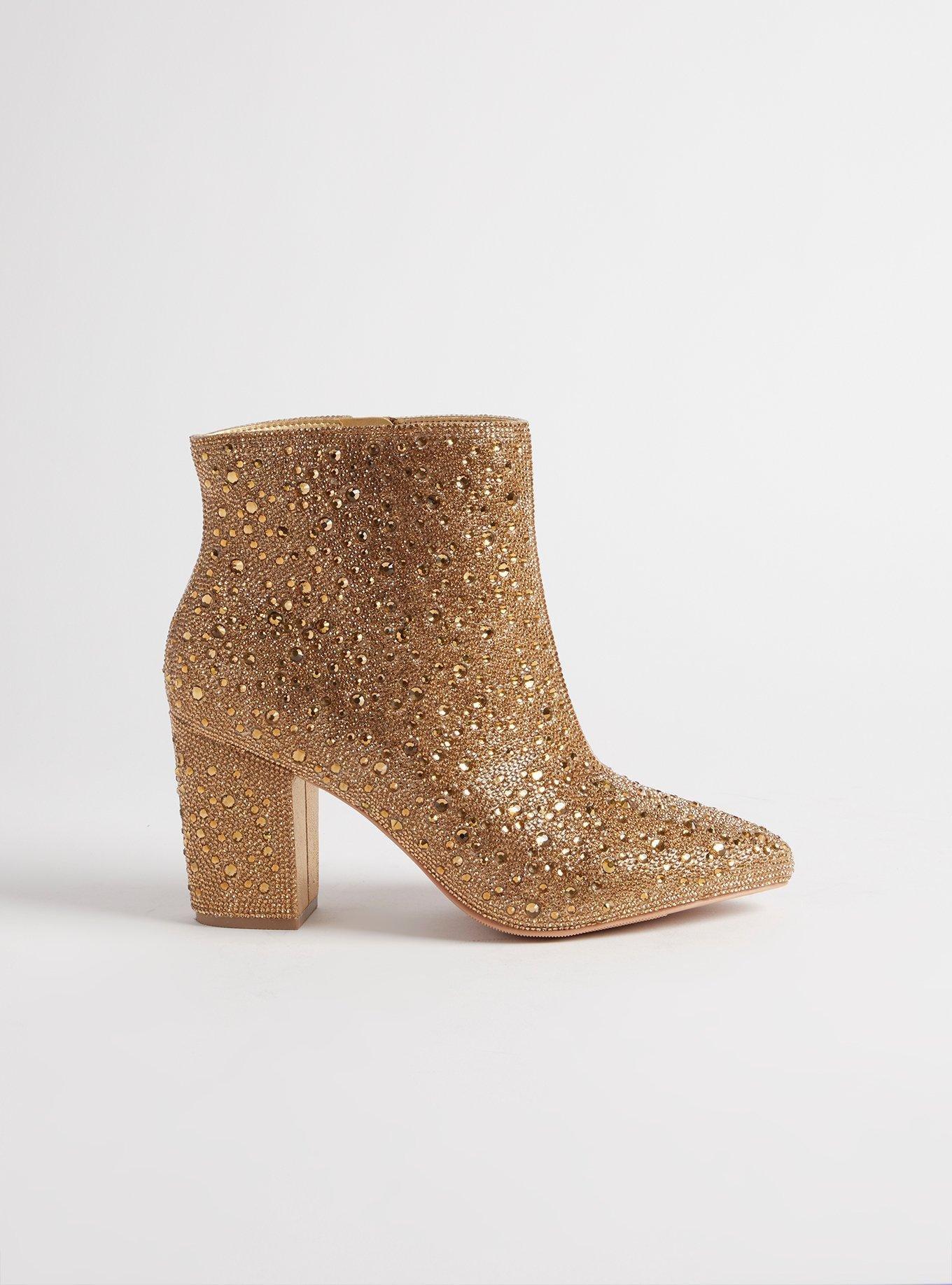 Plus Size - Betsey Johnson Multi Stone Booties - Torrid