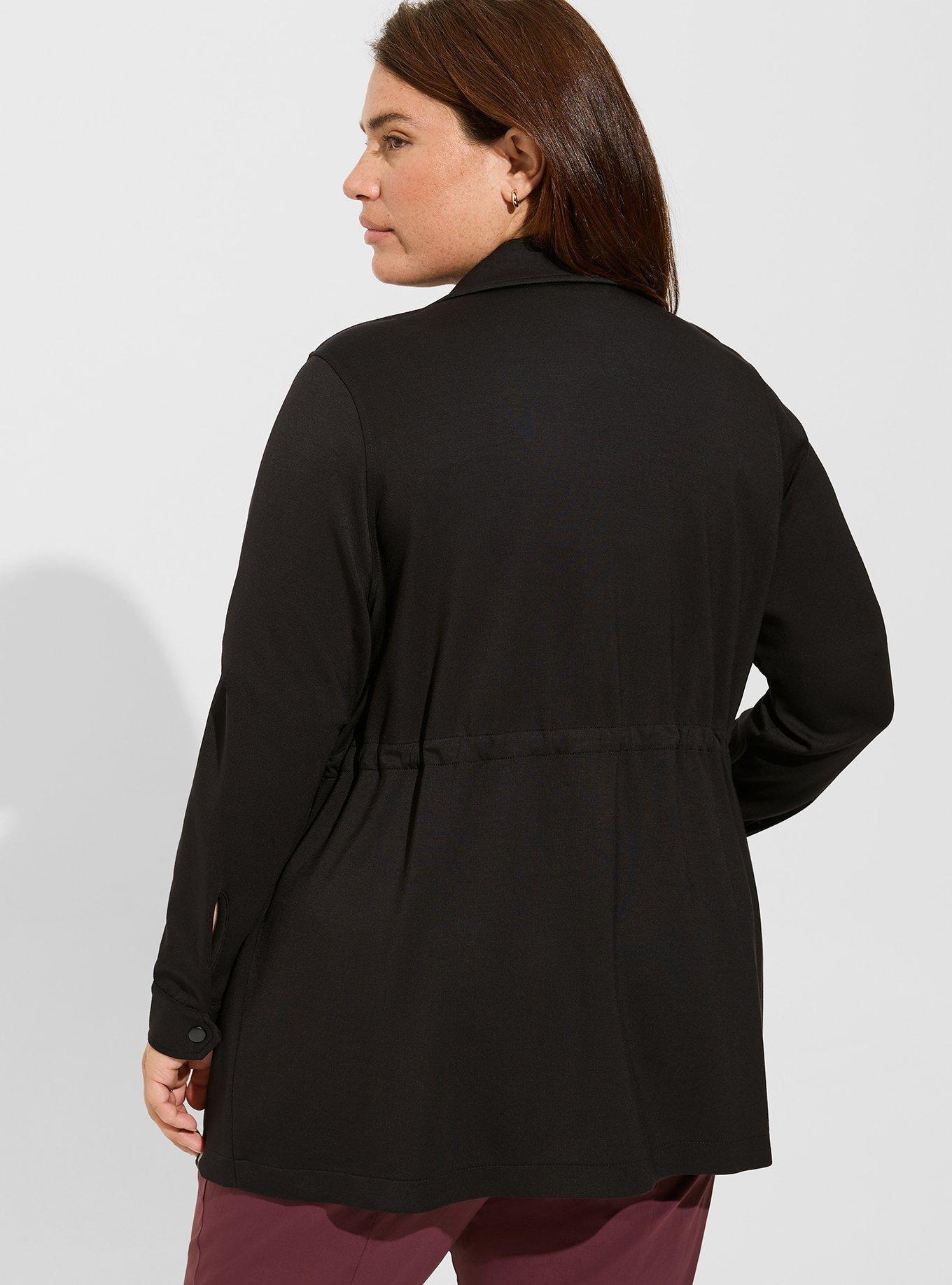 Plus Size - Luxe Cozy Cupro Active Shacket - Torrid