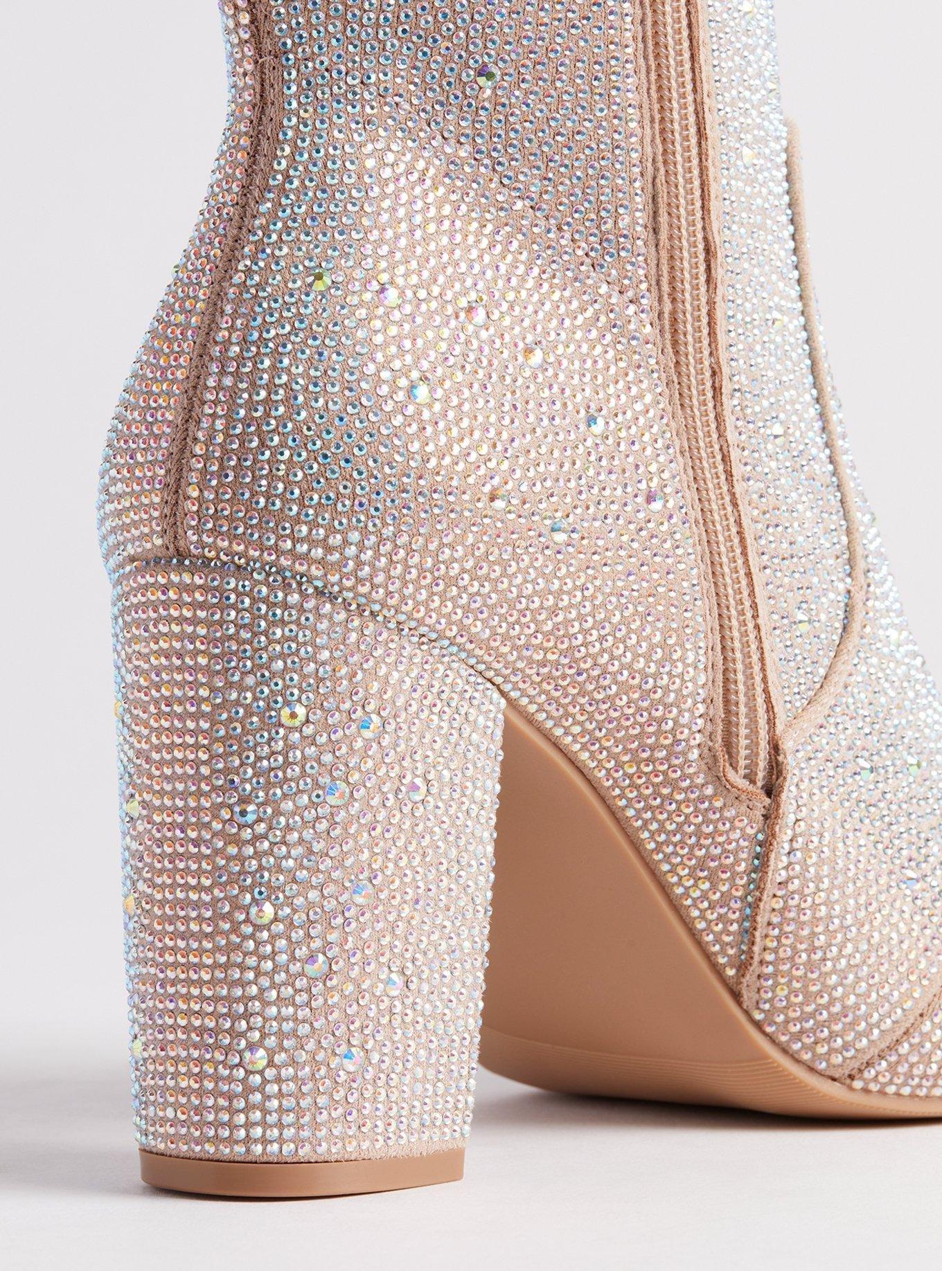 Plus Size - Stretch Embellished Bootie (WW) - Torrid