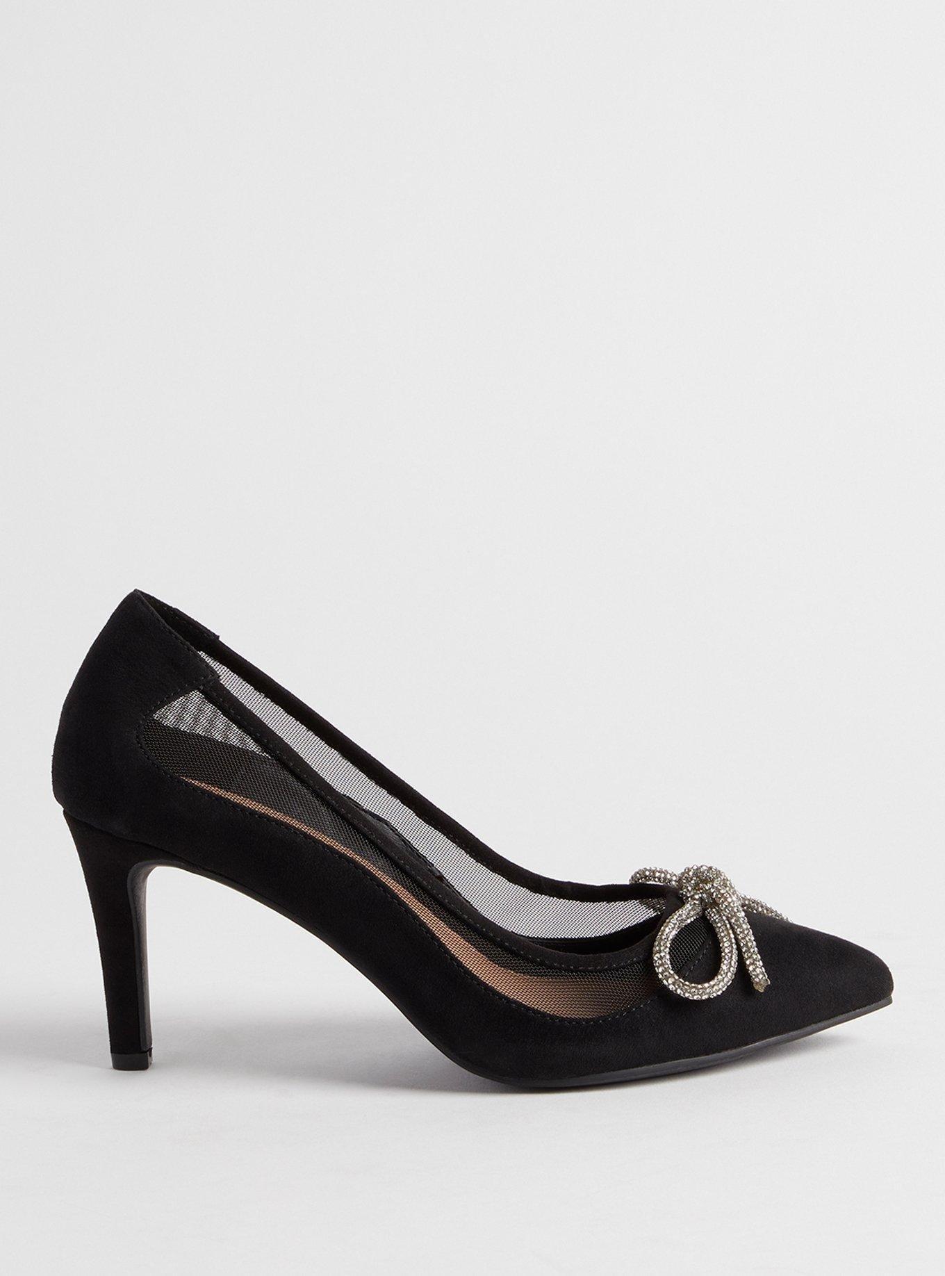 Plus Size - Pointed Toe Mesh Pump (WW) - Torrid