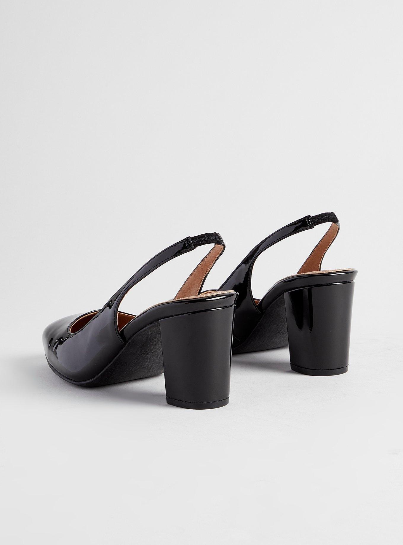 Plus Size - Slingback Squared Toe Block Heel (WW) - Torrid