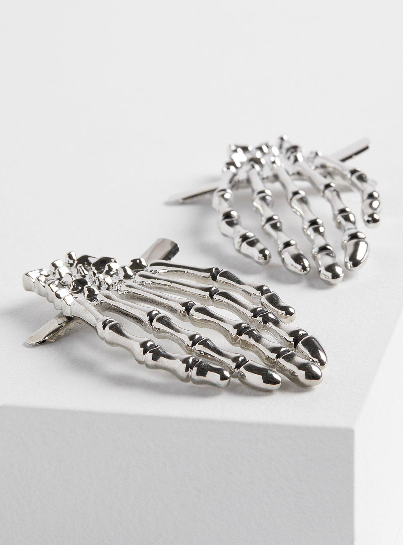 Plus Size - Skeleton Hand Hair Clips - Torrid