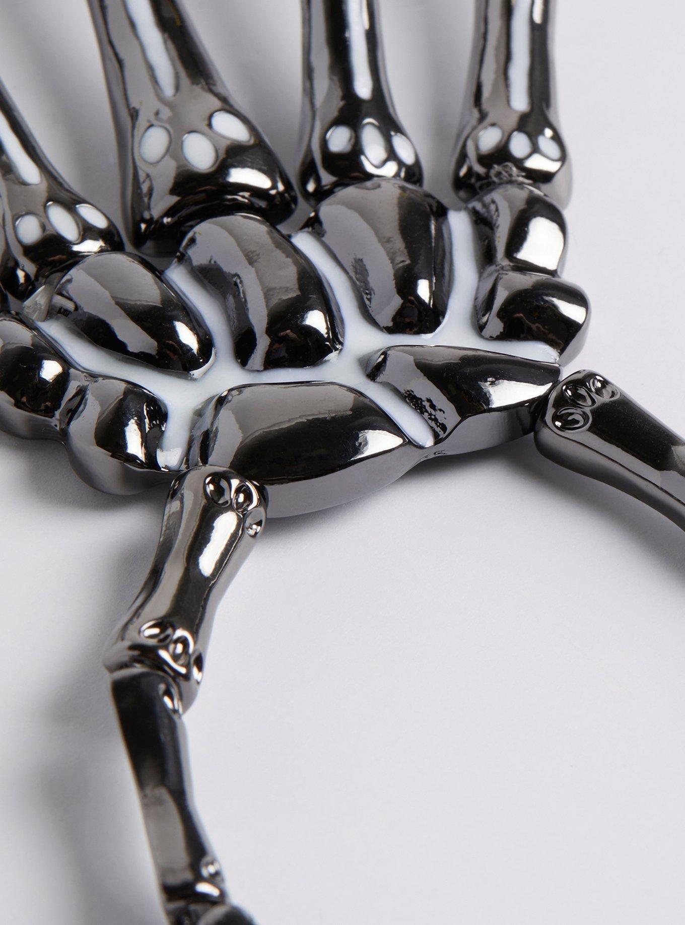 Plus Size - Glow In The Dark Skeleton Hand Cuff - Torrid