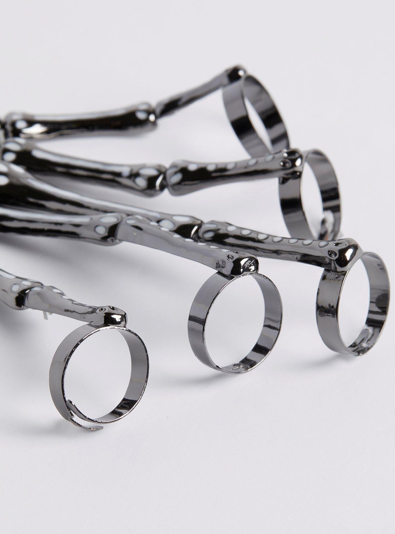 Plus Size - Glow In The Dark Skeleton Hand Cuff - Torrid