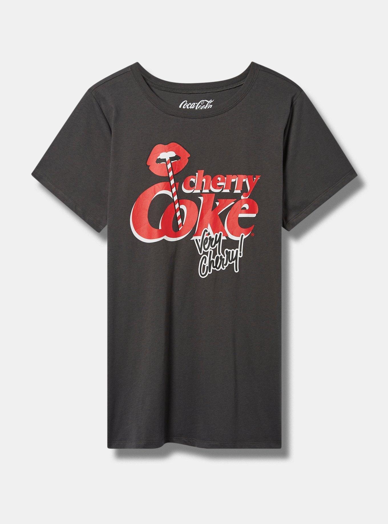 Plus Size - Cherry Coke Classic Fit Cotton Crew Tee - Torrid
