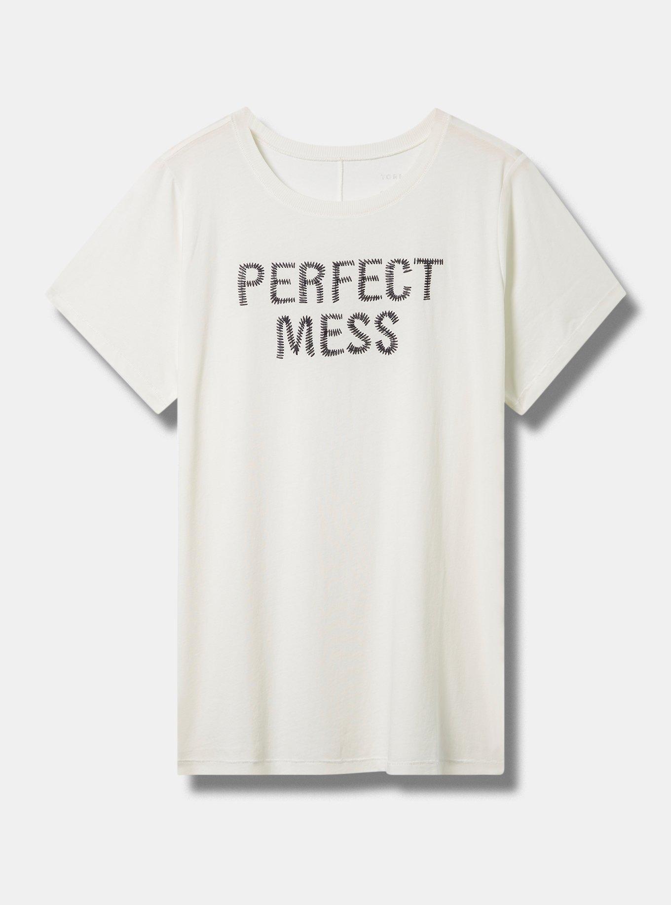 Plus Size - Perfect Mess Vintage Cotton Jersey Crew Neck Tee - Torrid