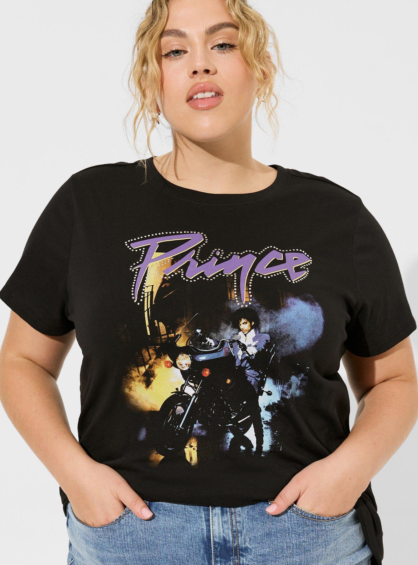 Plus Size - Prince Classic Fit Cotton Studded Crew Tee - Torrid