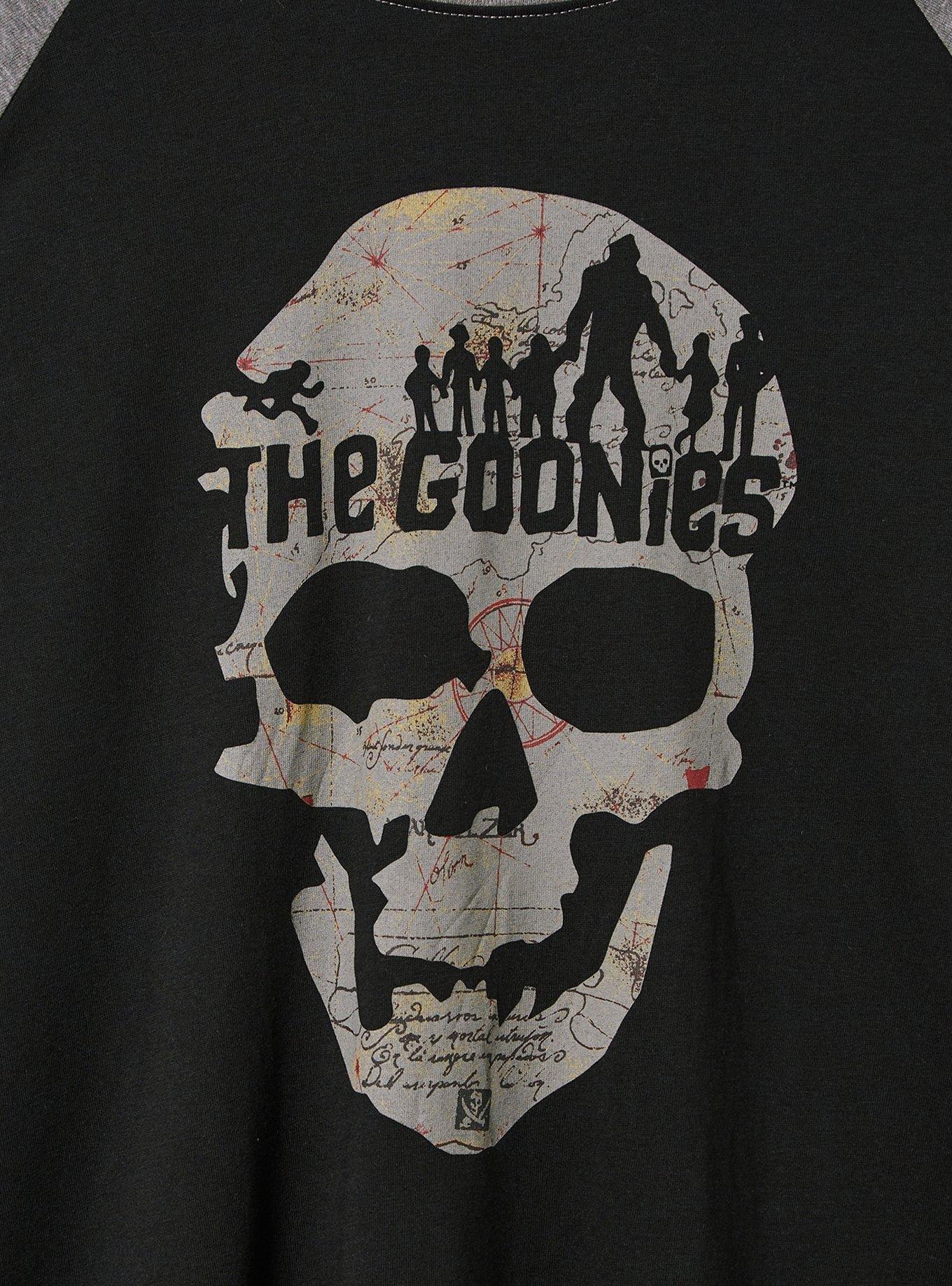 Plus Size - The Goonies Classic Fit Cotton Long Sleeve Raglan Ringer ...