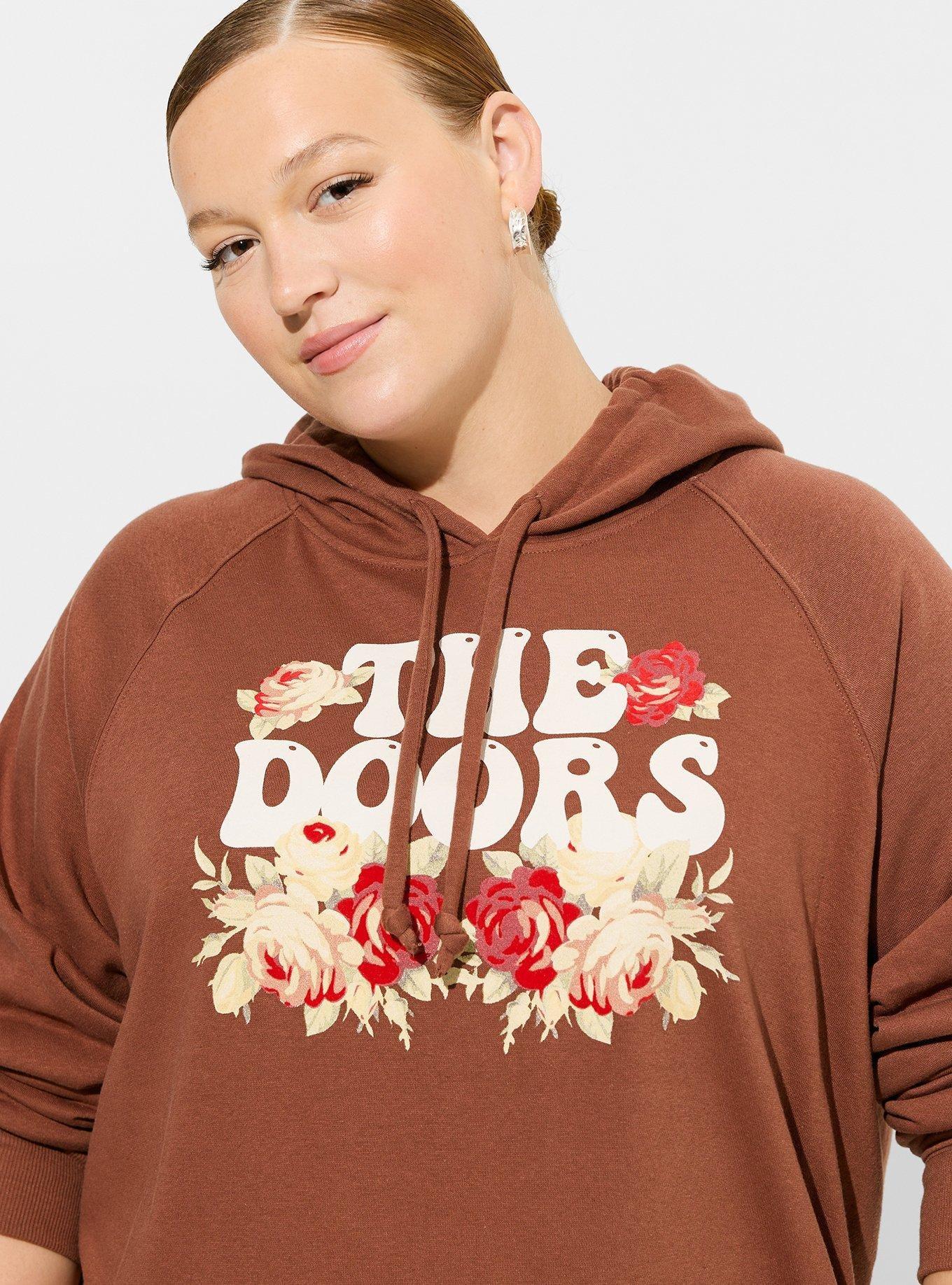 Plus Size - The Doors Cozy Fleece Flocked Hoodie - Torrid