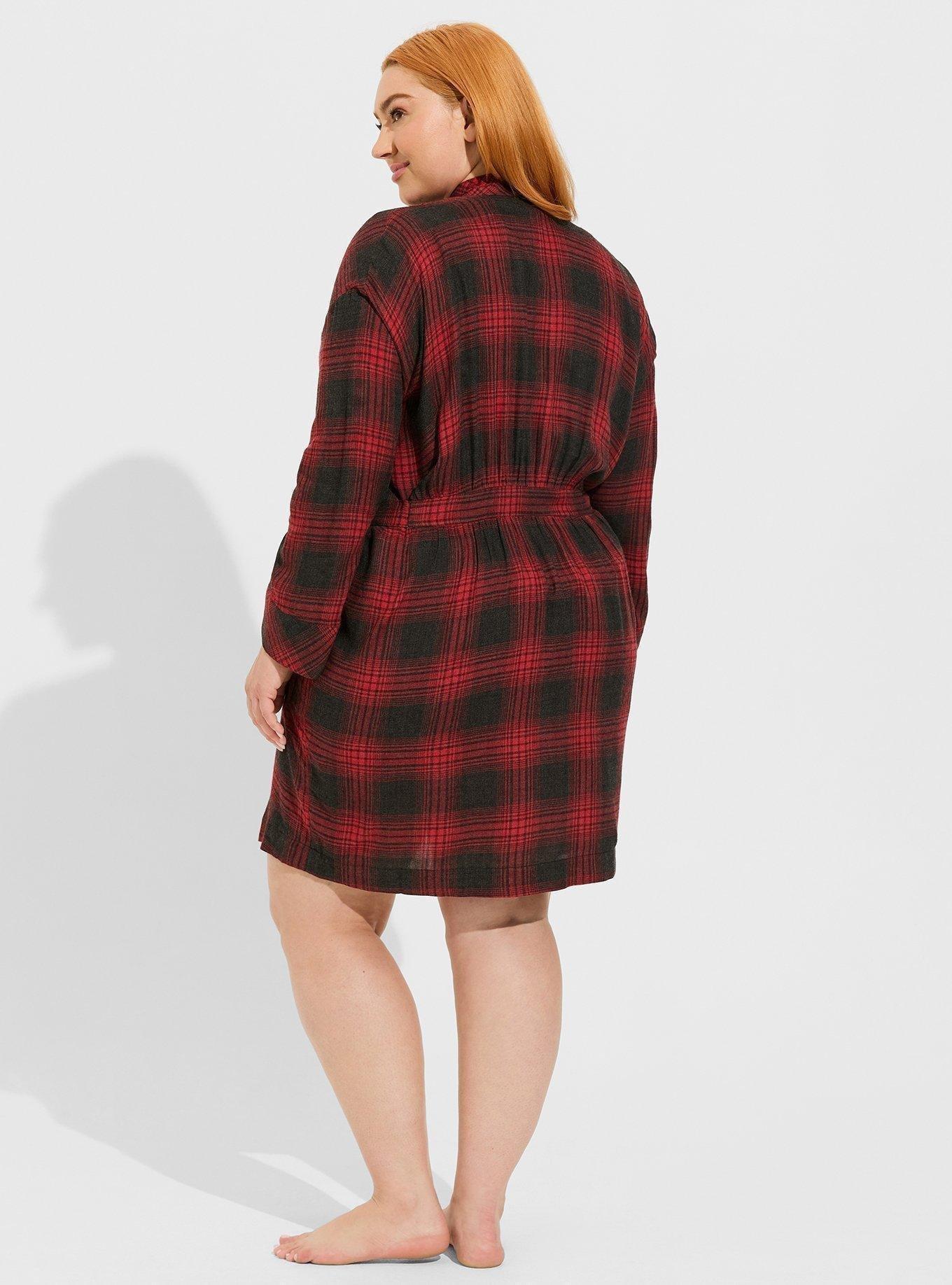 Plus Size - Rayon Woven Pocket Sleep Robe - Torrid