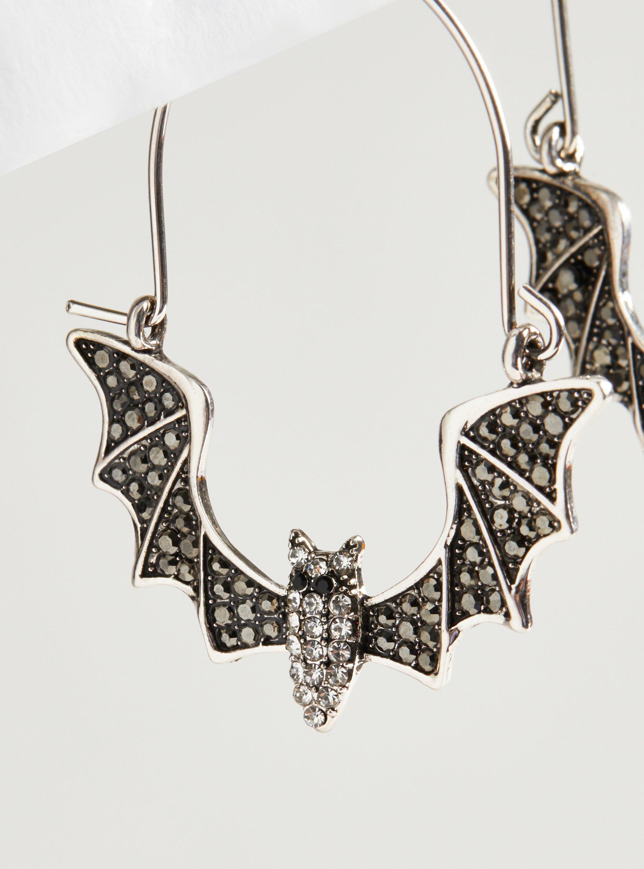 Plus Size - Bejeweled Bat Hoop - Torrid
