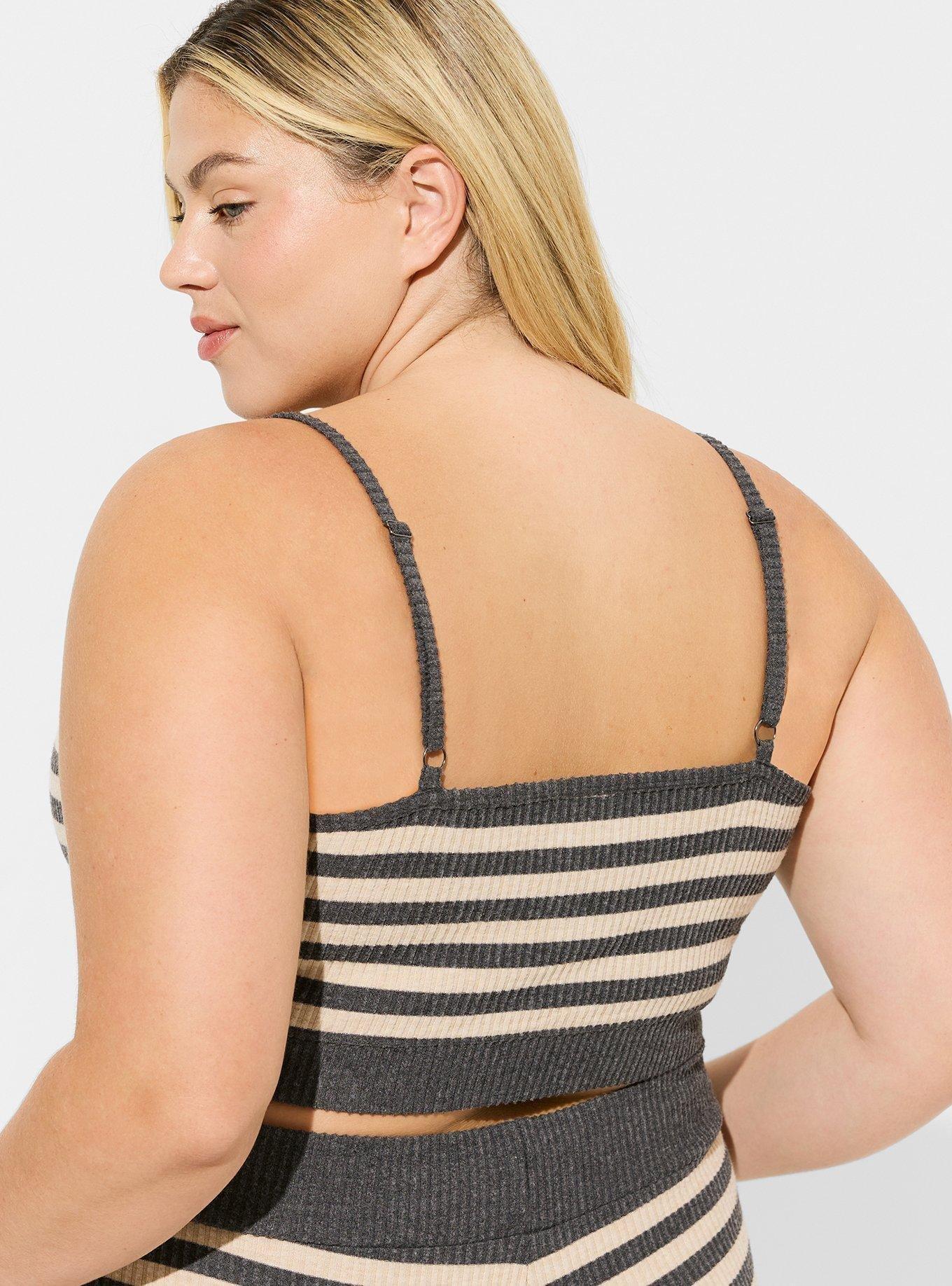 Plus Size - Heavy Hacci Rib Crop Lounge Cami - Torrid
