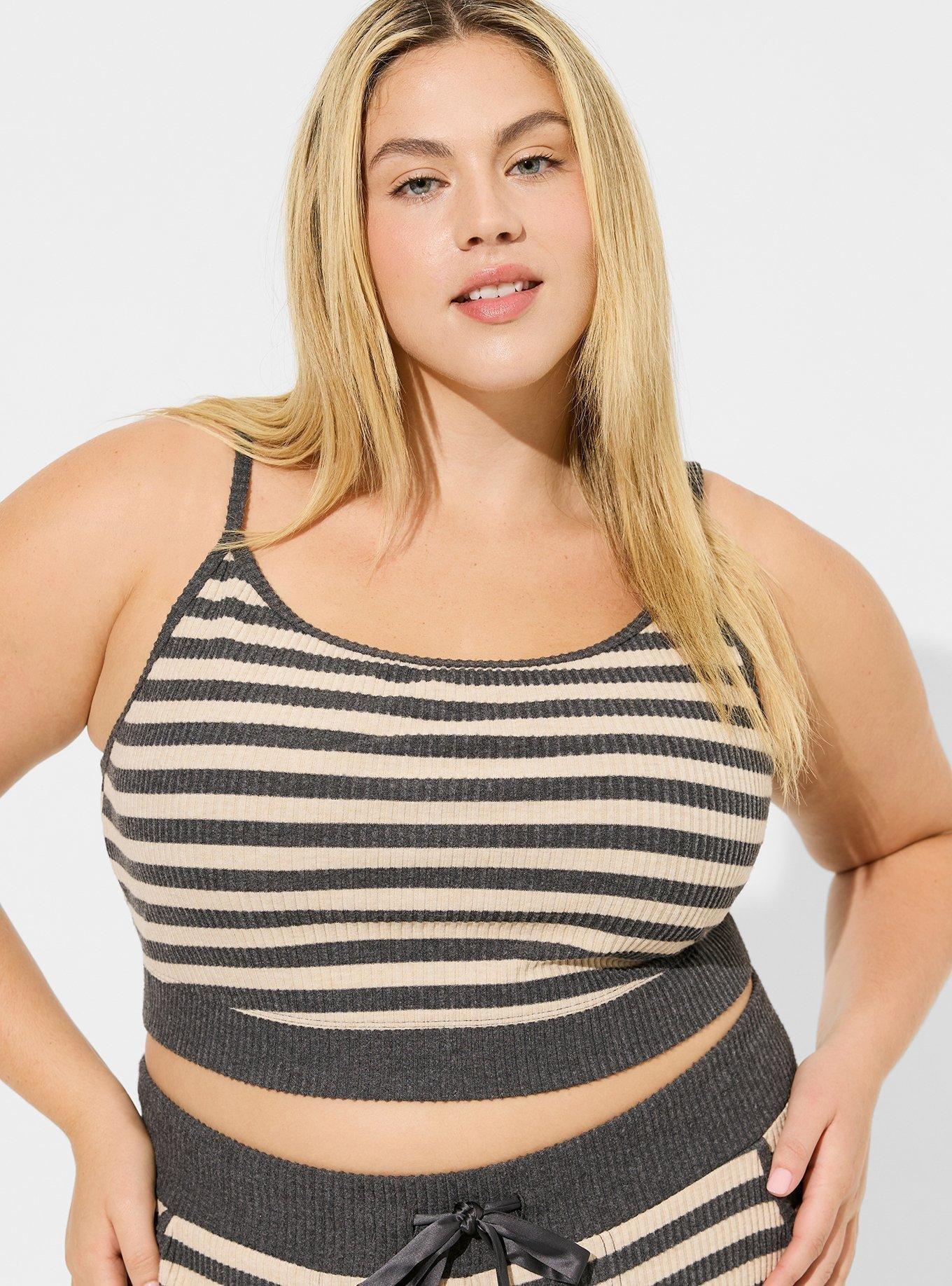 Plus Size - Heavy Hacci Rib Crop Lounge Cami - Torrid