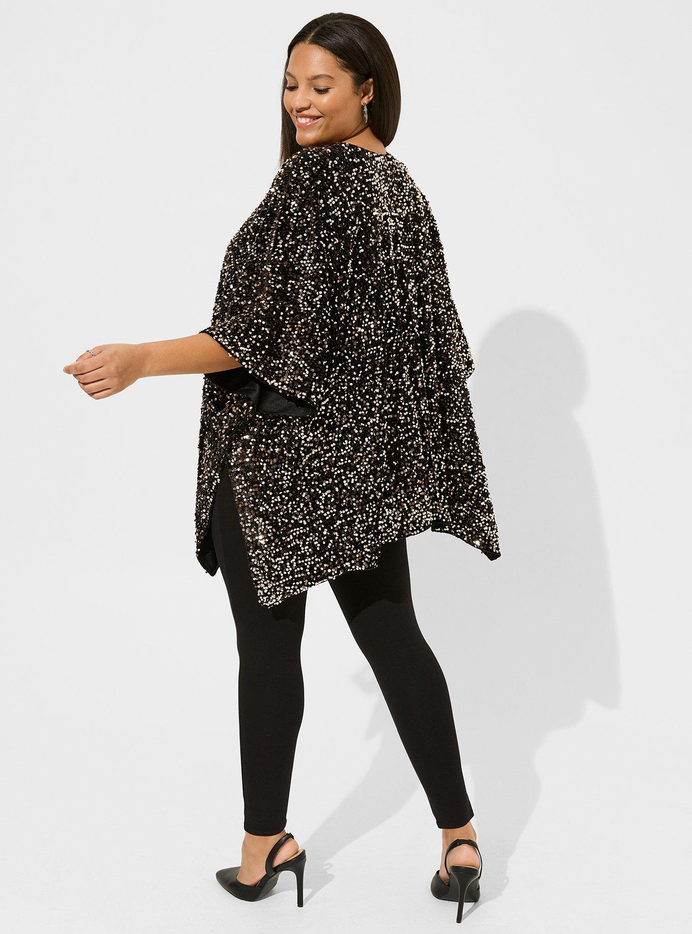 Plus Size - Sequined Ruana - Torrid