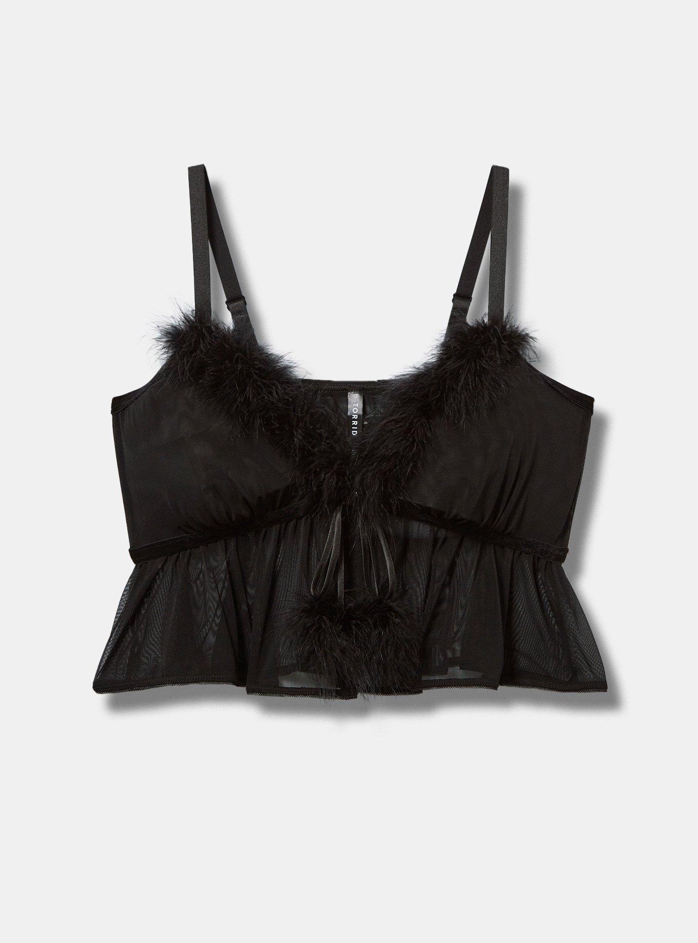 Plus Size - Marabou Flyaway Bralette - Torrid