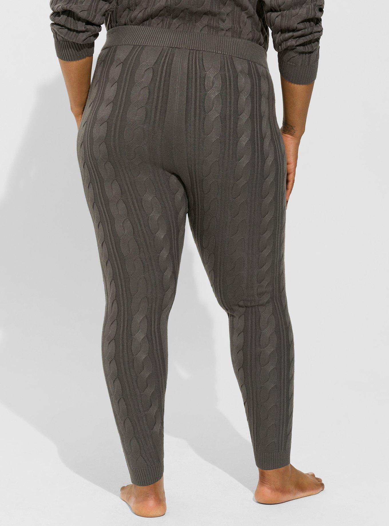 Plus Size - Cable Knit Lounge Legging - Torrid