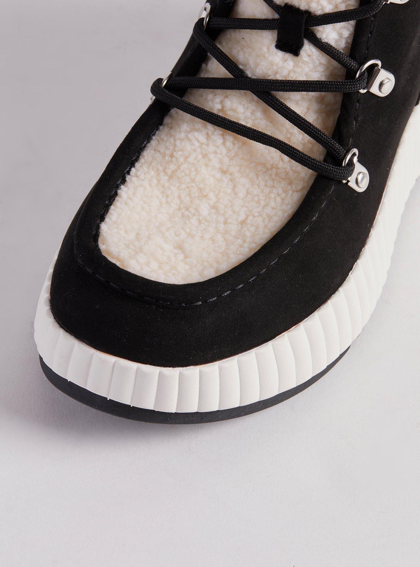 Plus Size - Shearling High Top Sneaker (WW) - Torrid